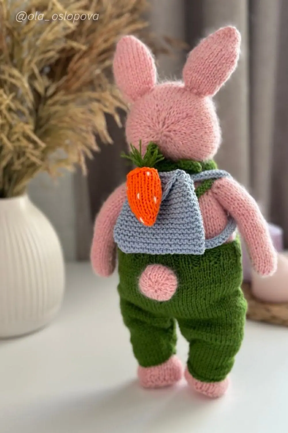 Bunny Knitting Pattern Free Bunny Rabbit Knitting Patterns In The