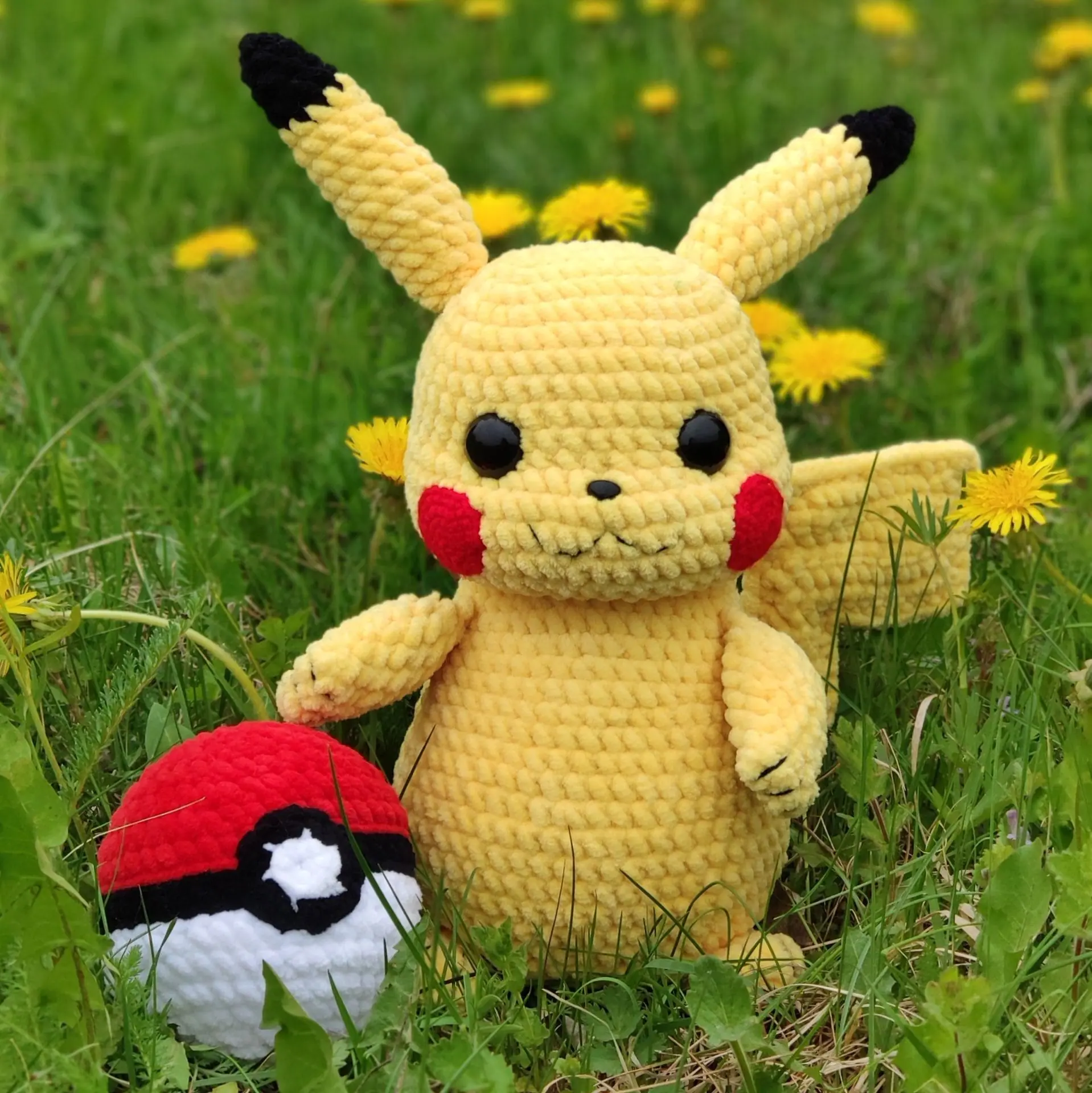 Crochet Pikachu pattern, the best amigurumi pikachu PDF tutorial
