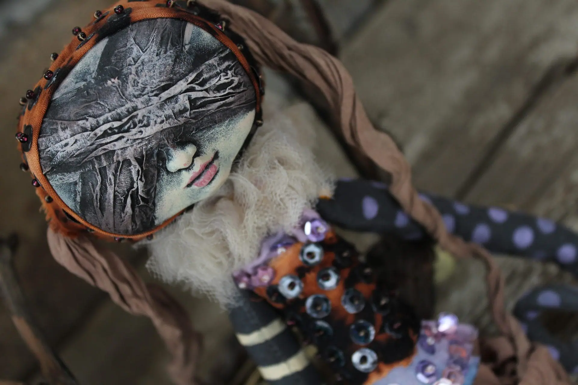 Handmade doll Blind acrobat. - DailyDoll Shop