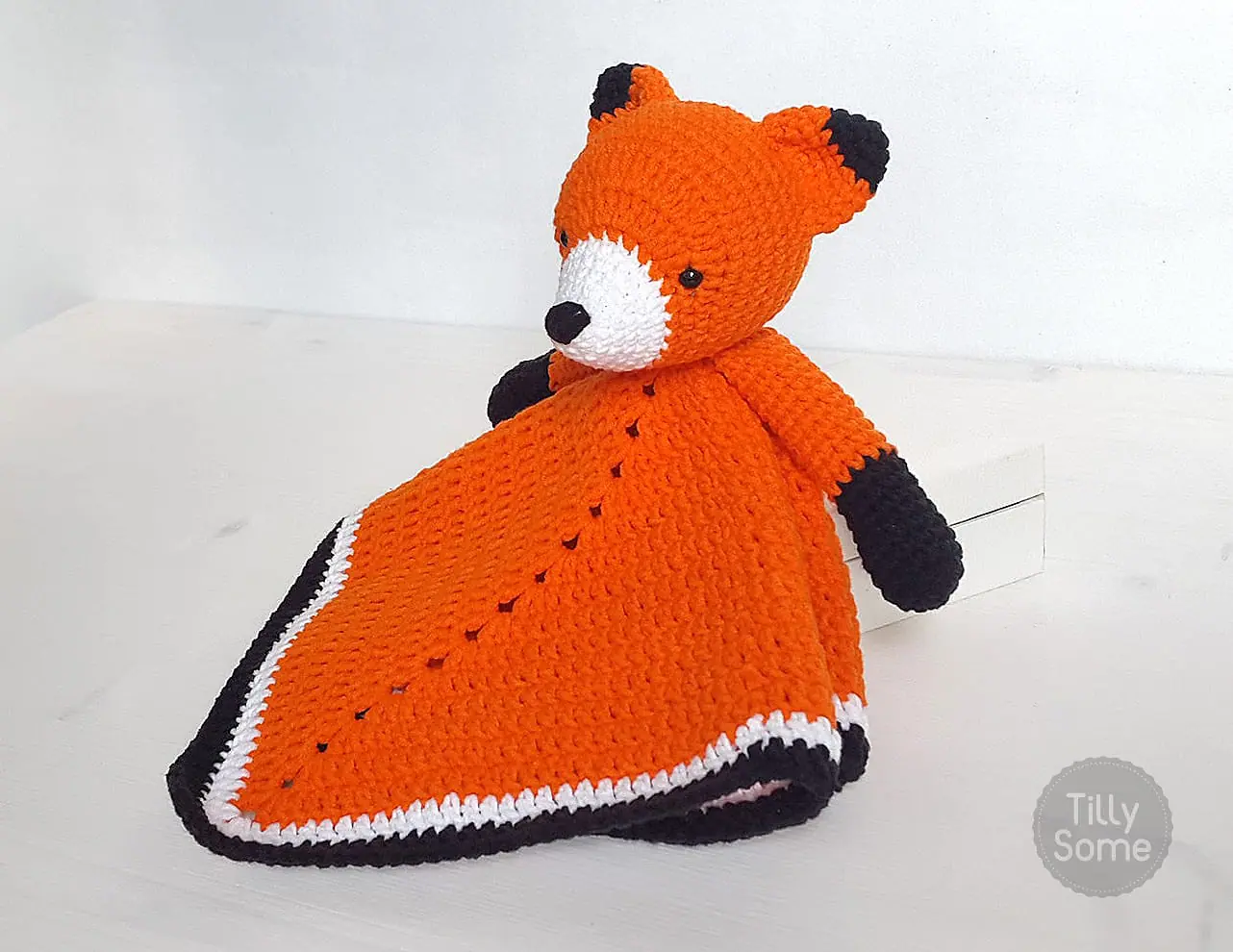 Little Fox Lovey Crochet Pattern - DailyDoll Shop