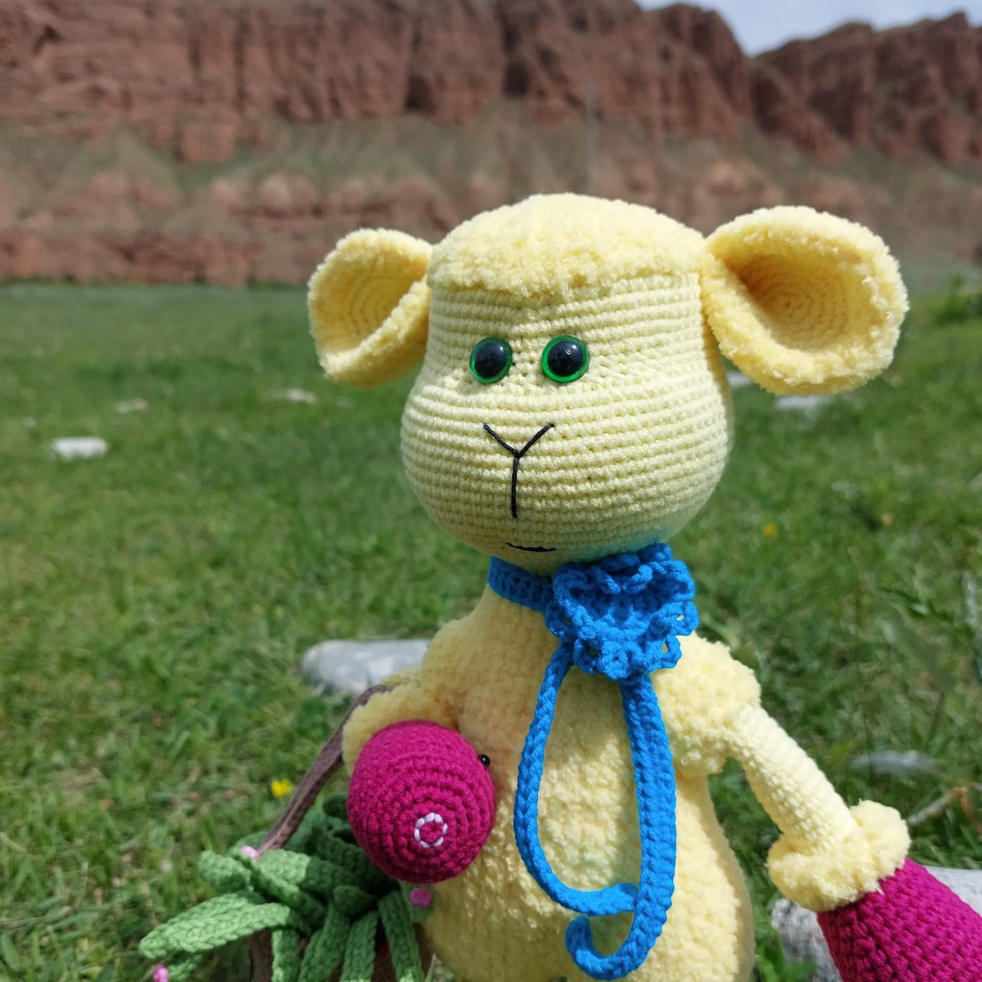 Crochet Ram and Sheep, farm animals, Tutorial PDF