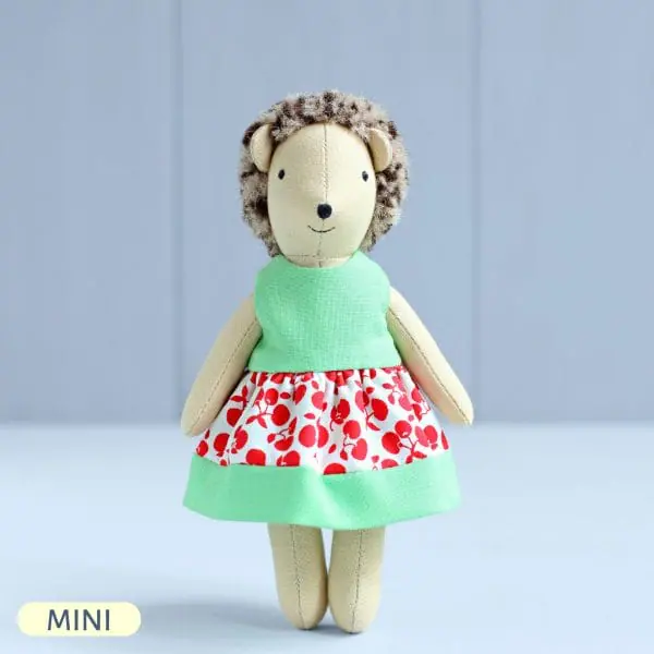 PDF Mini Hedgehog Stuffed Animal Sewing Pattern - DailyDoll Shop