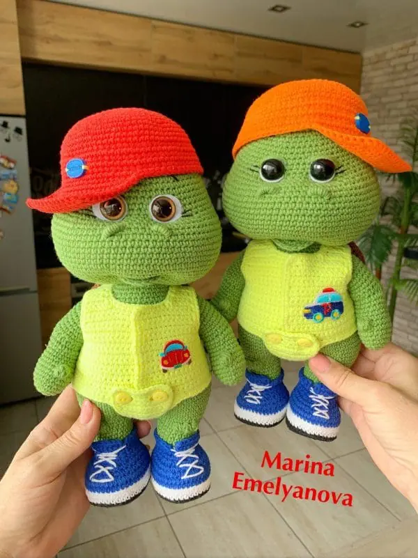 Crochet pattern Baby Turtles. - DailyDoll Shop