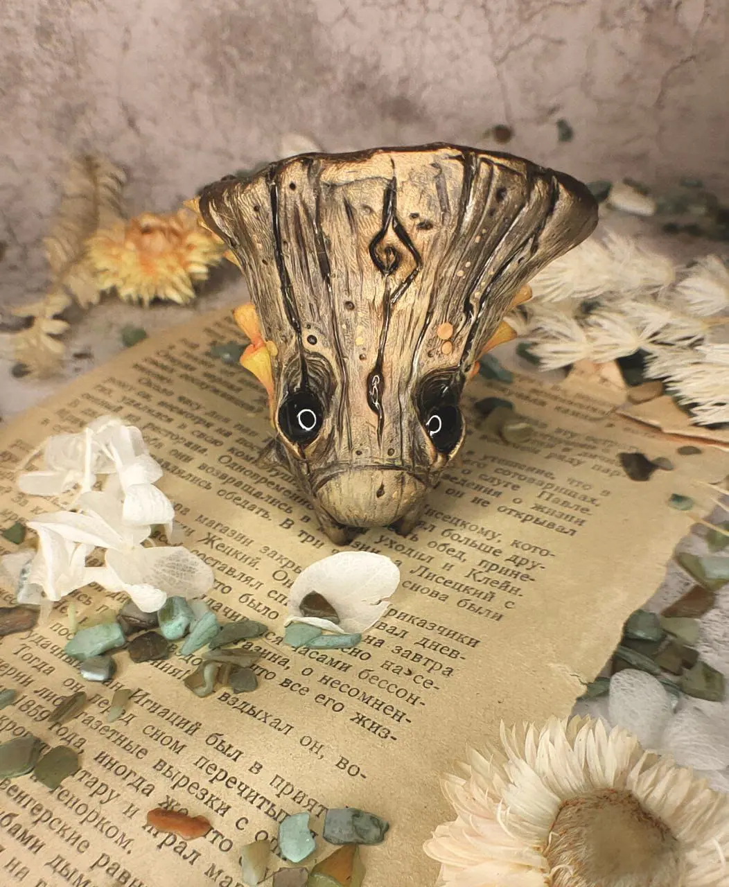 Mushroom Ent sculpture - DailyDoll Shop