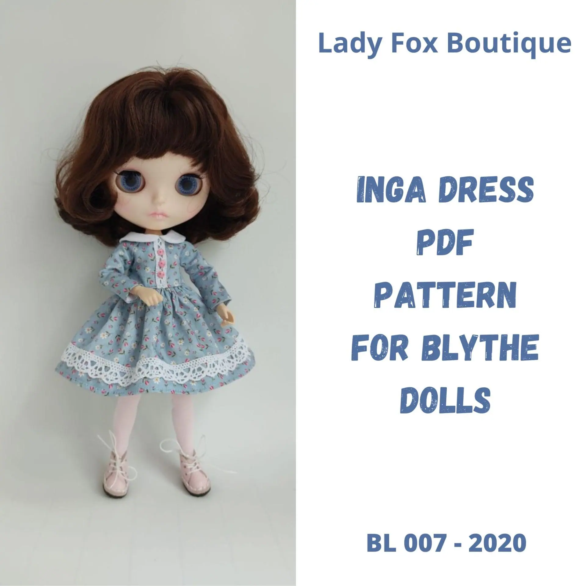 Blythe doll pattern - DailyDoll Shop