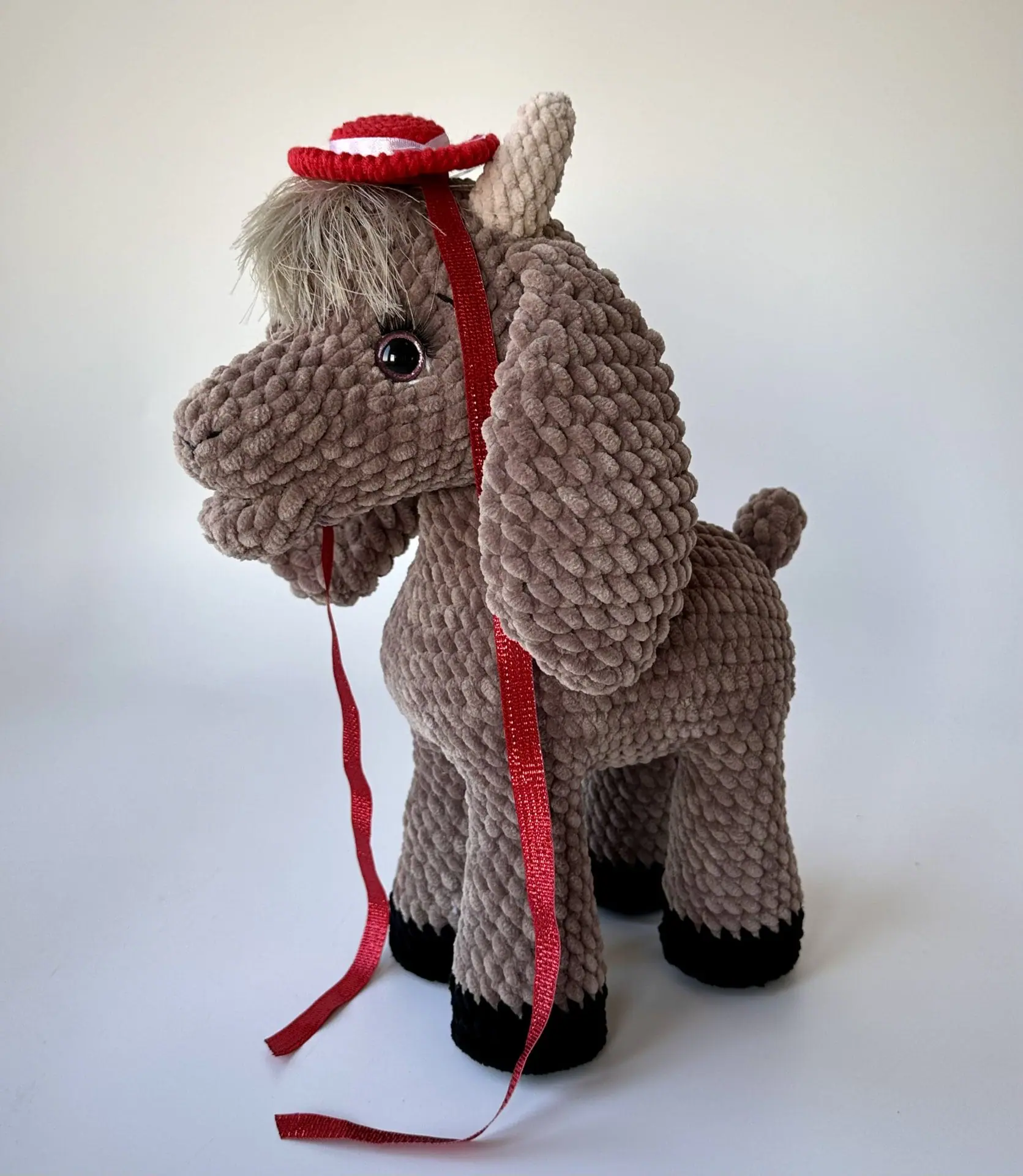 Frisky Goat Ready-made Crochet Toy Gift Baby Shower
