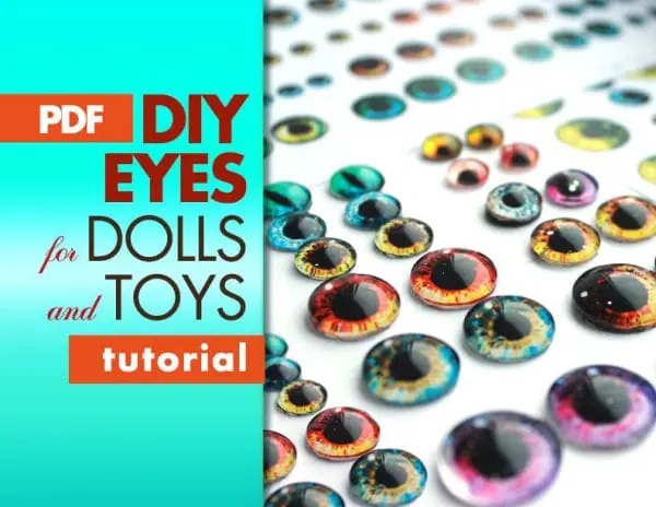 DIY How to make toys eyes tutorial - DailyDoll Shop