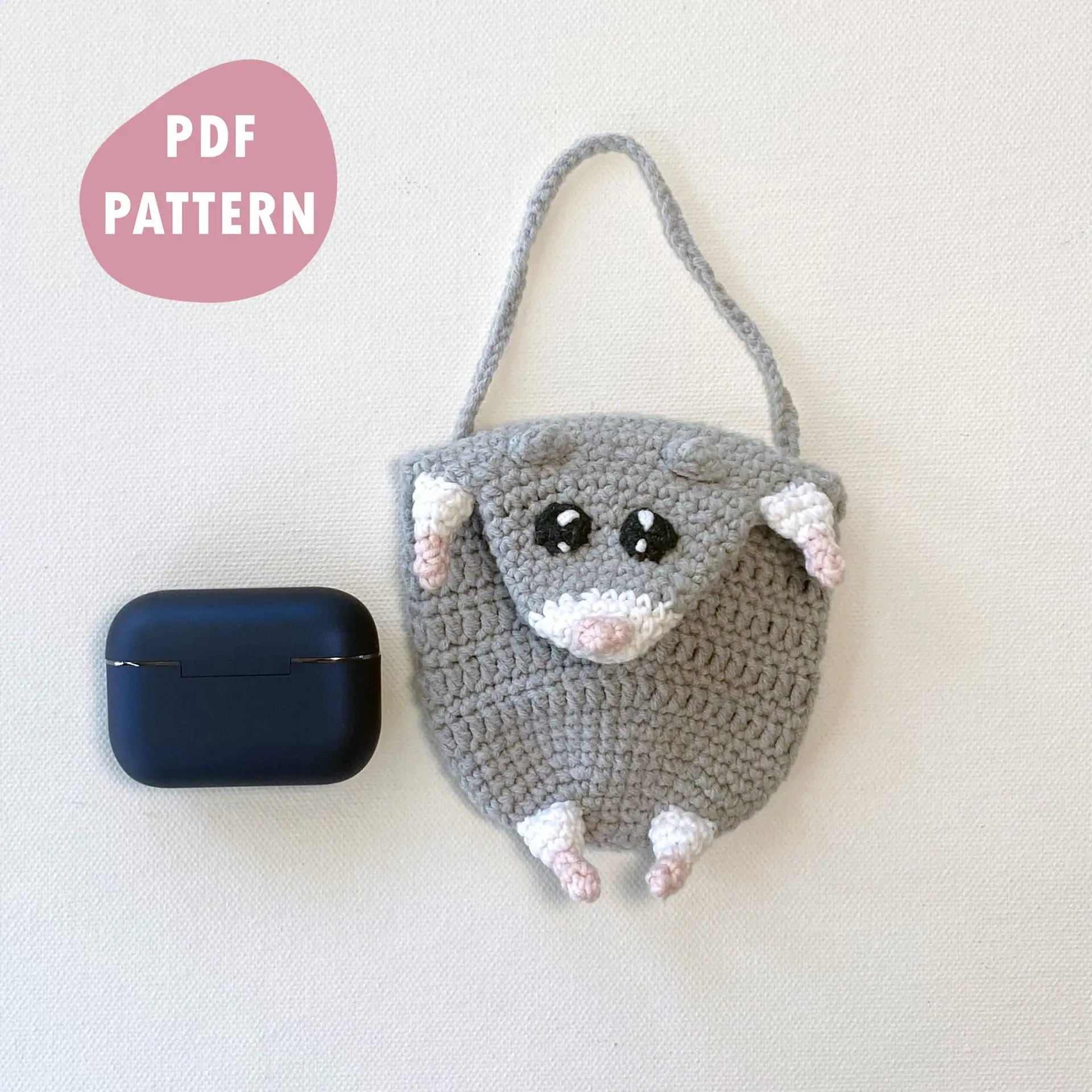 Crochet Sad Hamster meme Pouch Tutorial - DailyDoll Shop