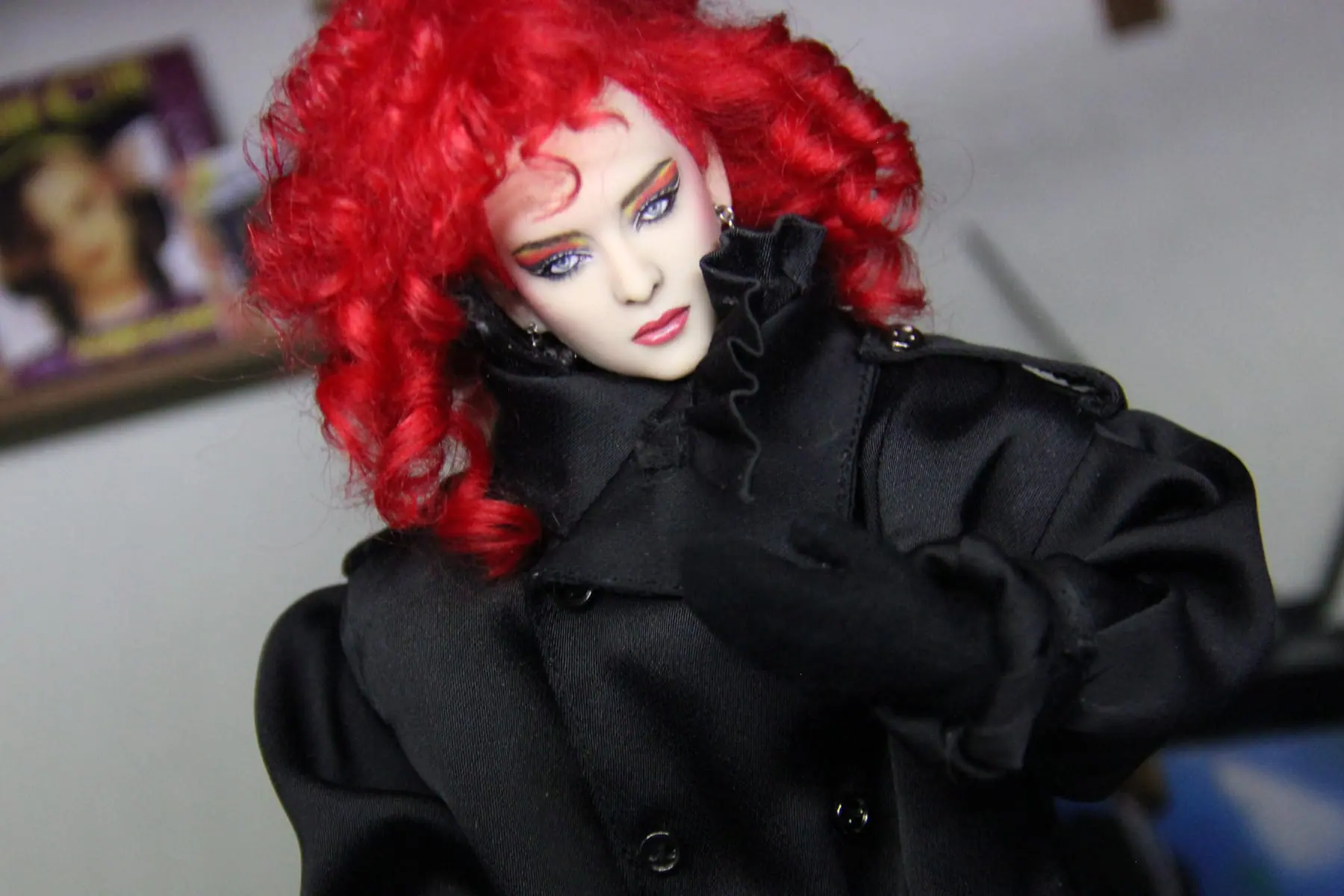 Custom Boy George doll from Culture Club Fire version