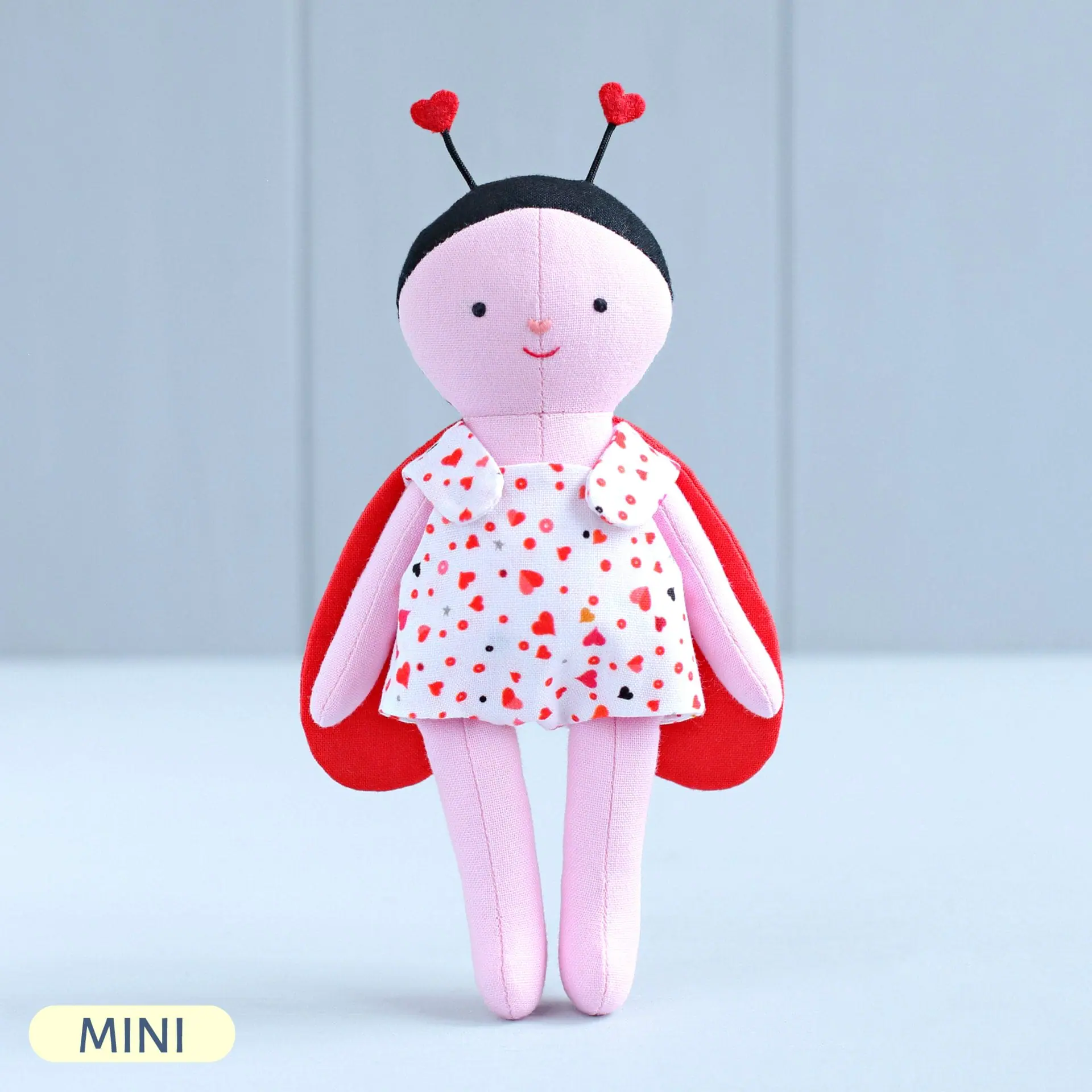 PDF Mini Love Bug (Valentine's Day Collection) Sewing Pattern ...