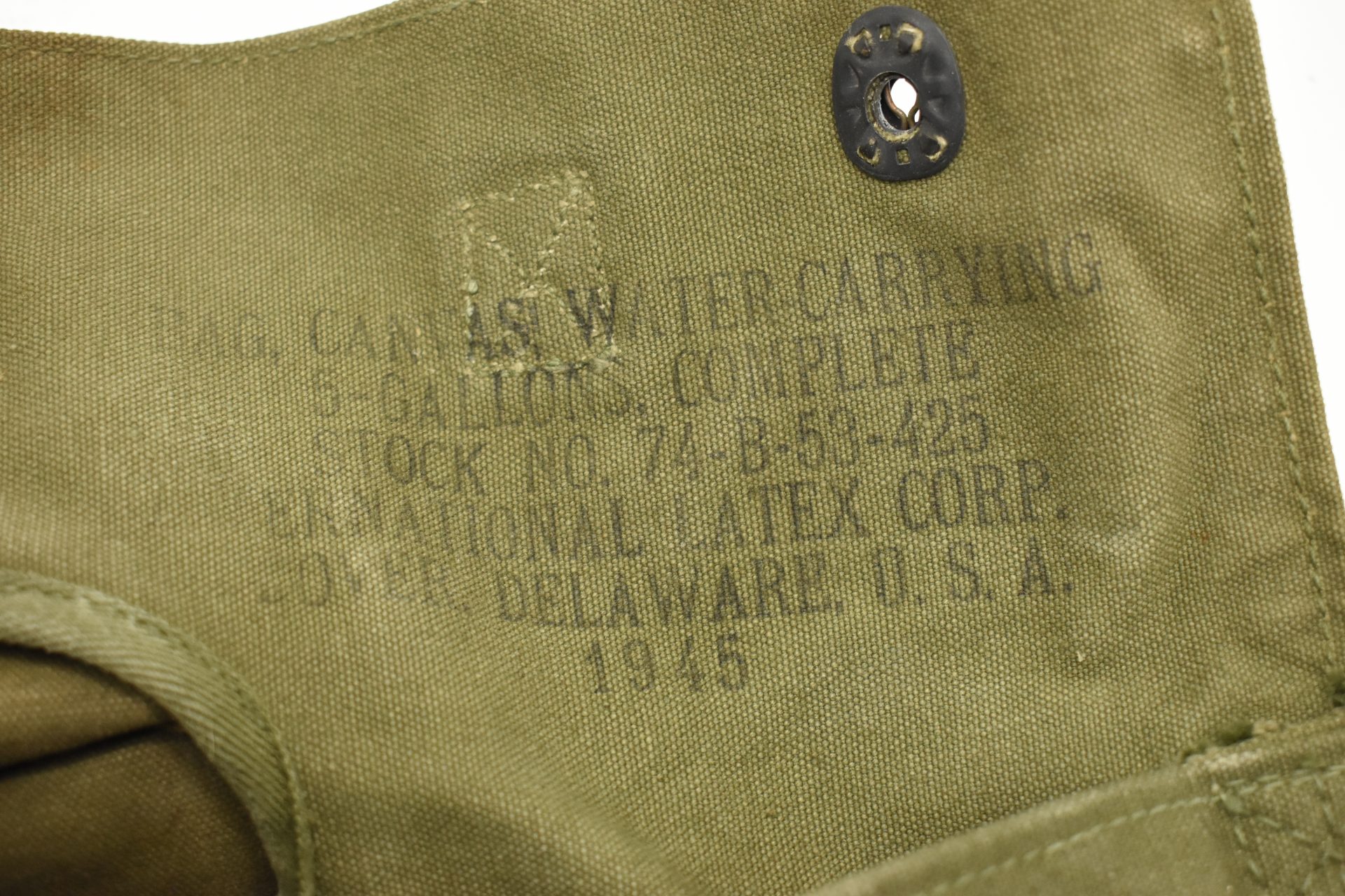 U.S WW2 Canvas Water carrying 6 gallon device – Byf41