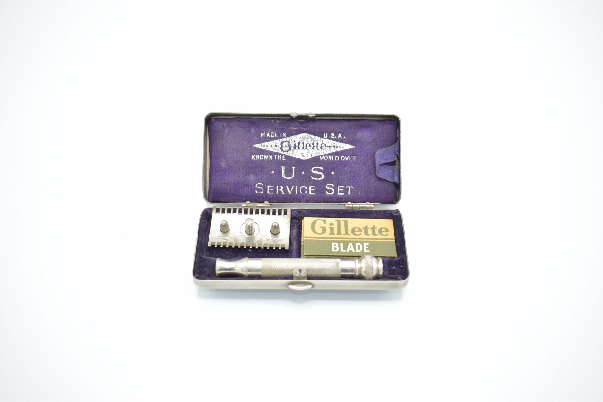 U.S WW1 Gillette ‘Service Set’ Officers shaving kit – Byf41
