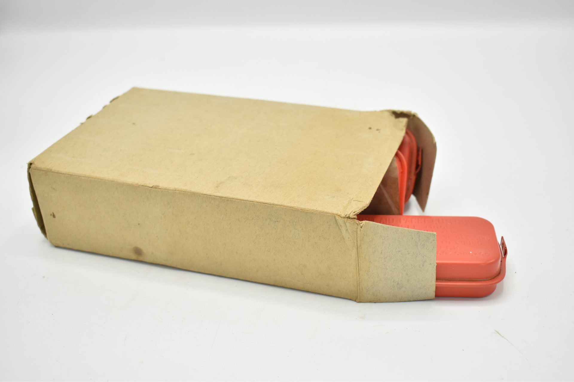 U.S WW2 10 Packet Orange first aid Carlisle model – Byf41