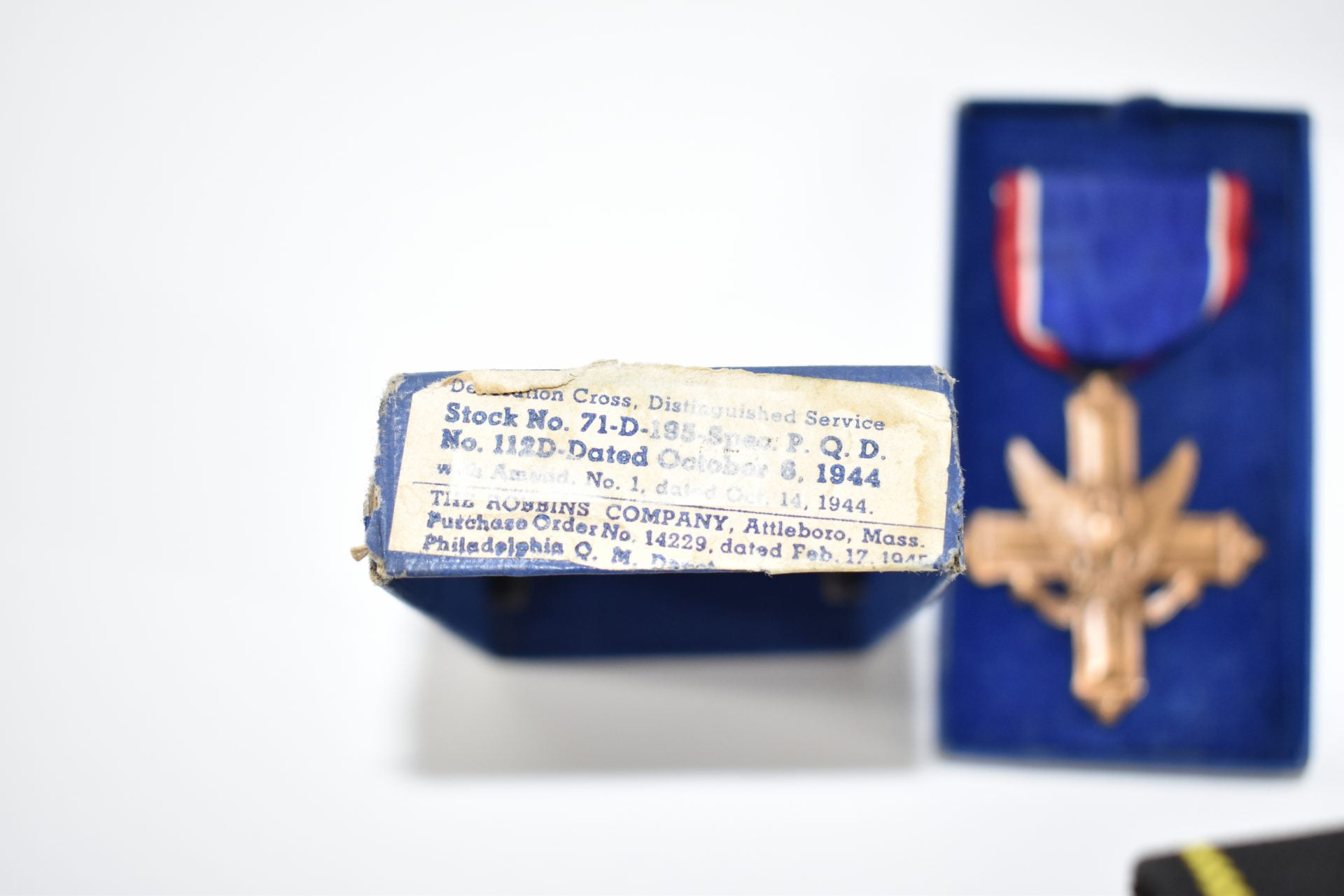 Original WWII US Distinguished Service Cross – Byf41