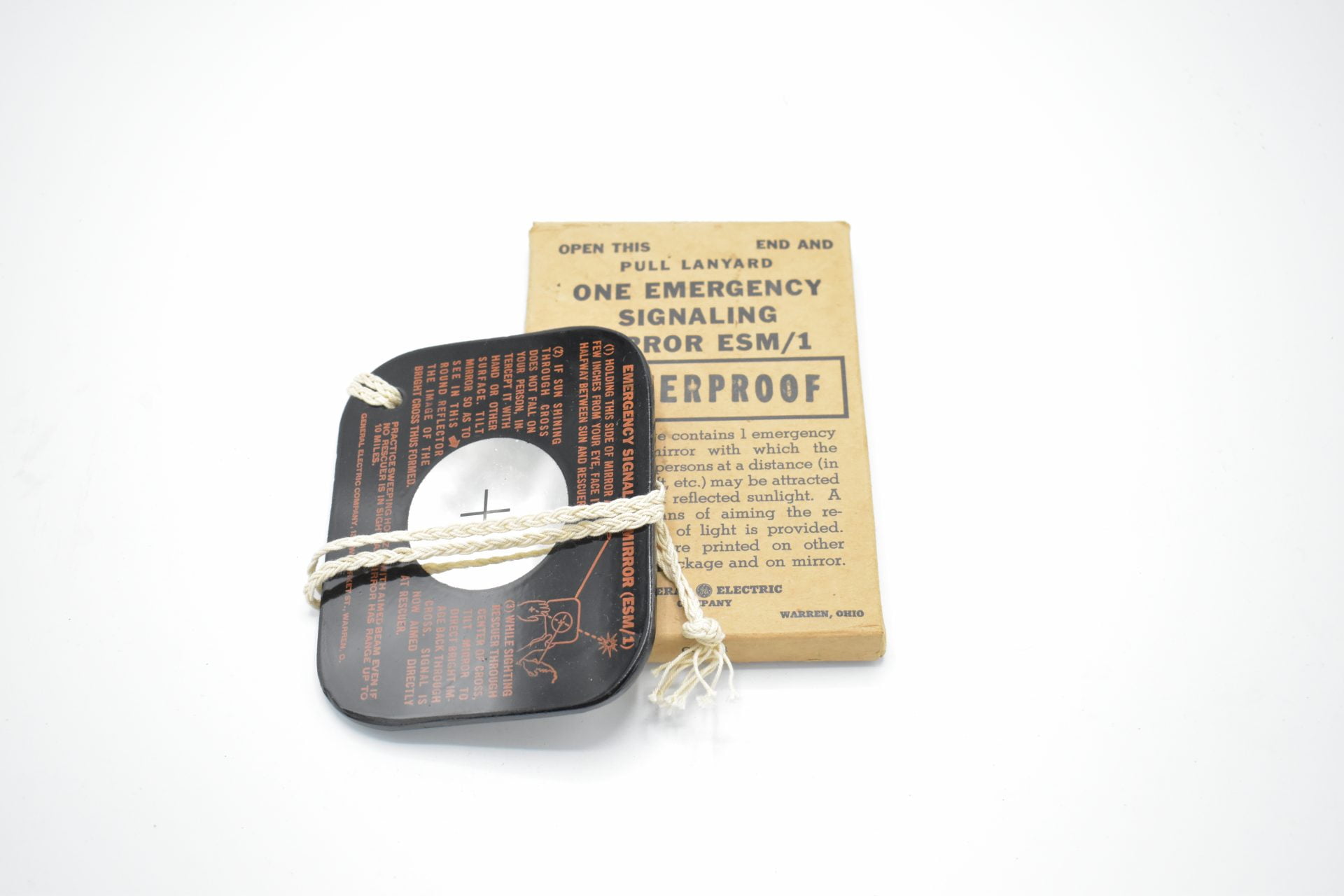 U.S WW2 Emergency signaling mirror ESM/1 – Byf41