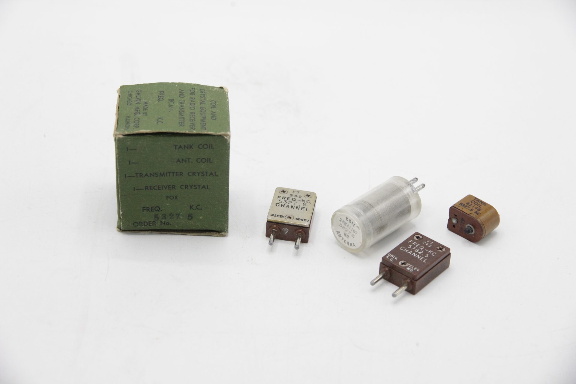 U.S WW2 Coil & Crystal Equipment Radio Receiver – Byf41