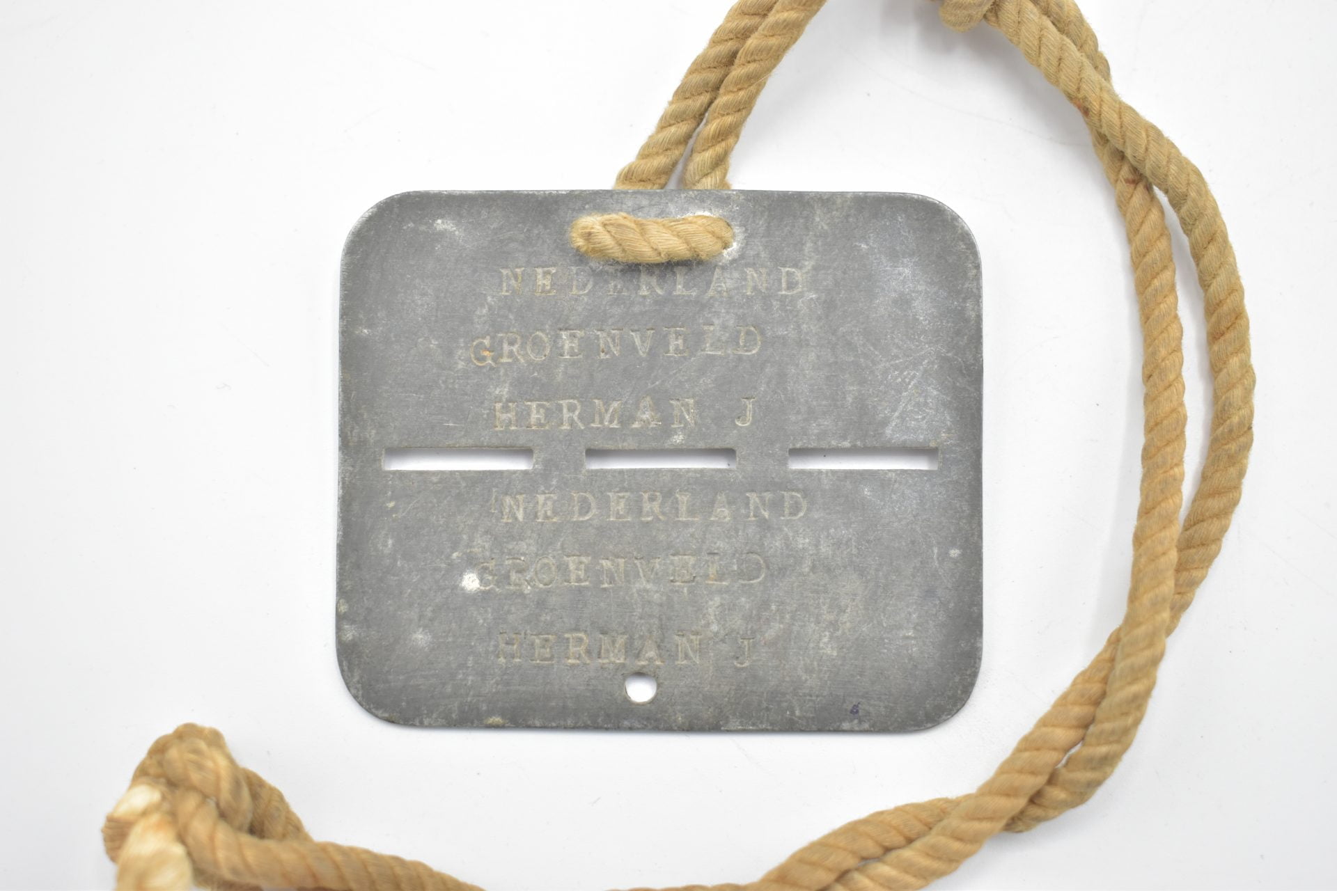 Dutch WW2 Identification Tags – Byf41
