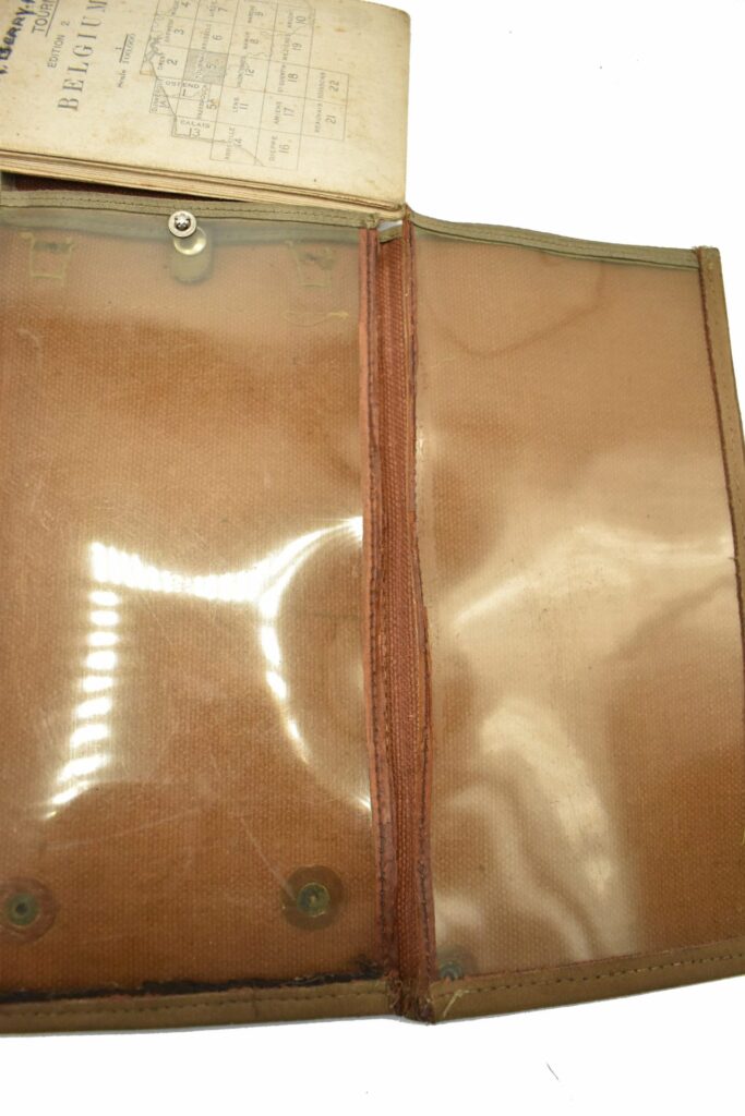 British WW1 Map case named with 1917 map – Byf41