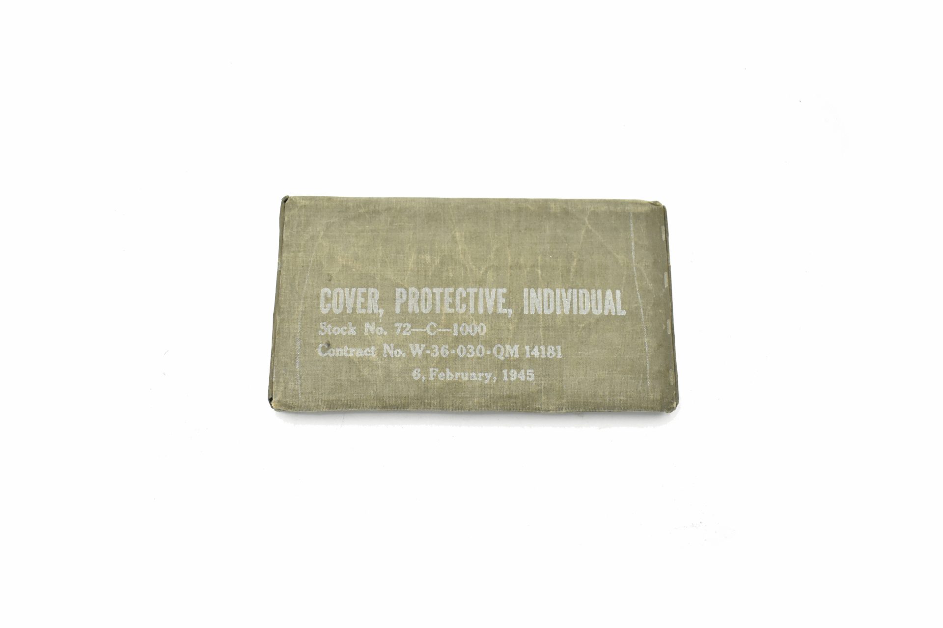 U.S WW2 Gas Cover 72-C-1000 N.O.S – Byf41
