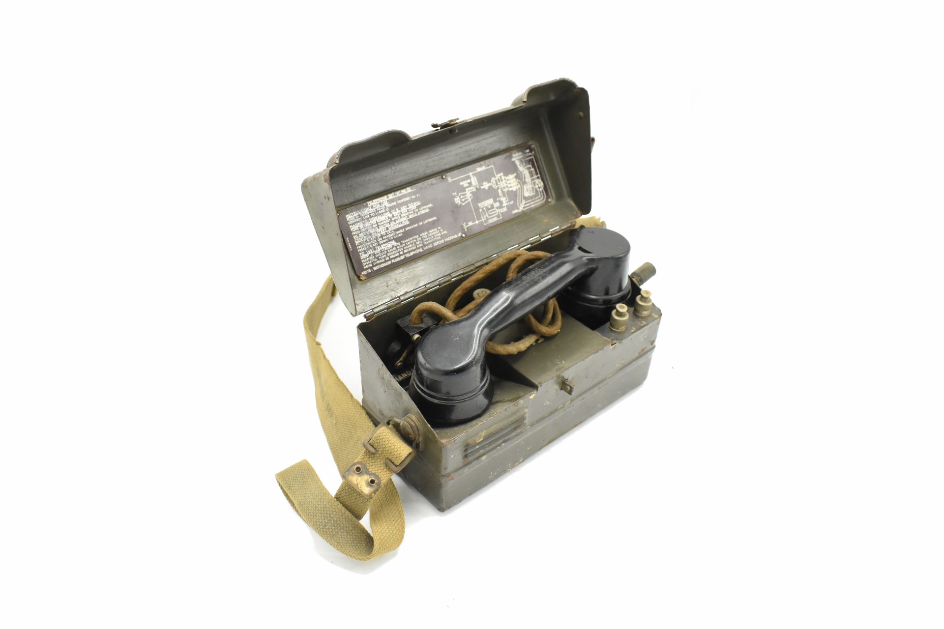British WW2 Field Telephone Set H Mk3 – Byf41
