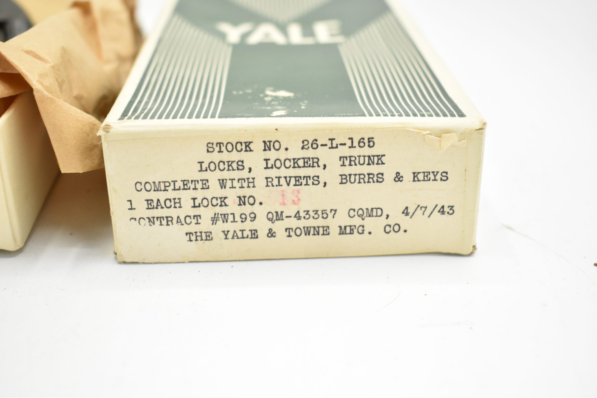 U.S WW2 Yale foot locker kit – Byf41