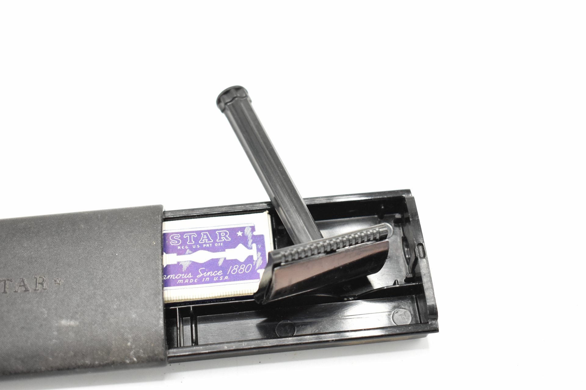 U.S WW2 Star dubble razor shaving kit – Byf41