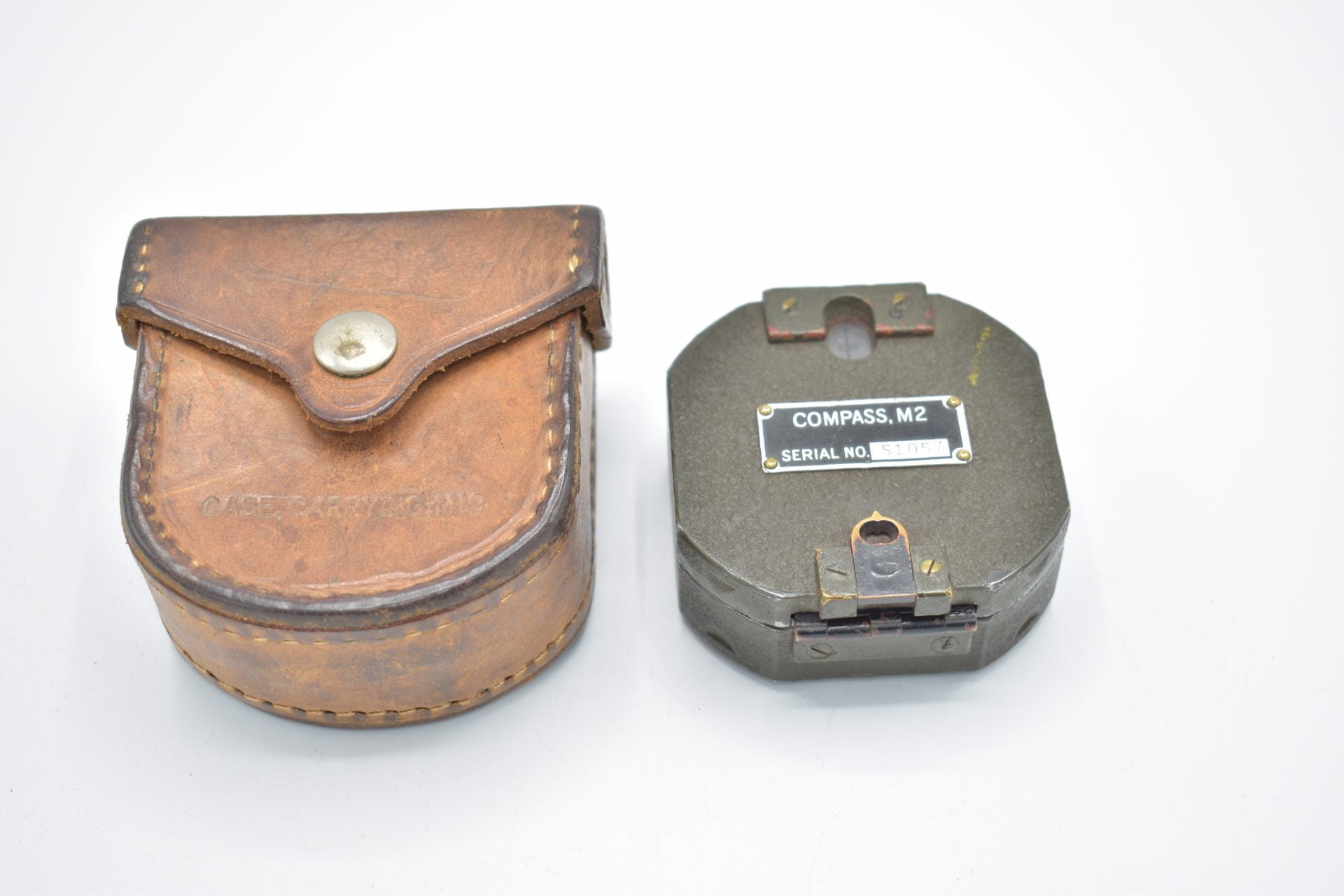 U.S WW2 M2 Artillery Compass with carrying case – Byf41