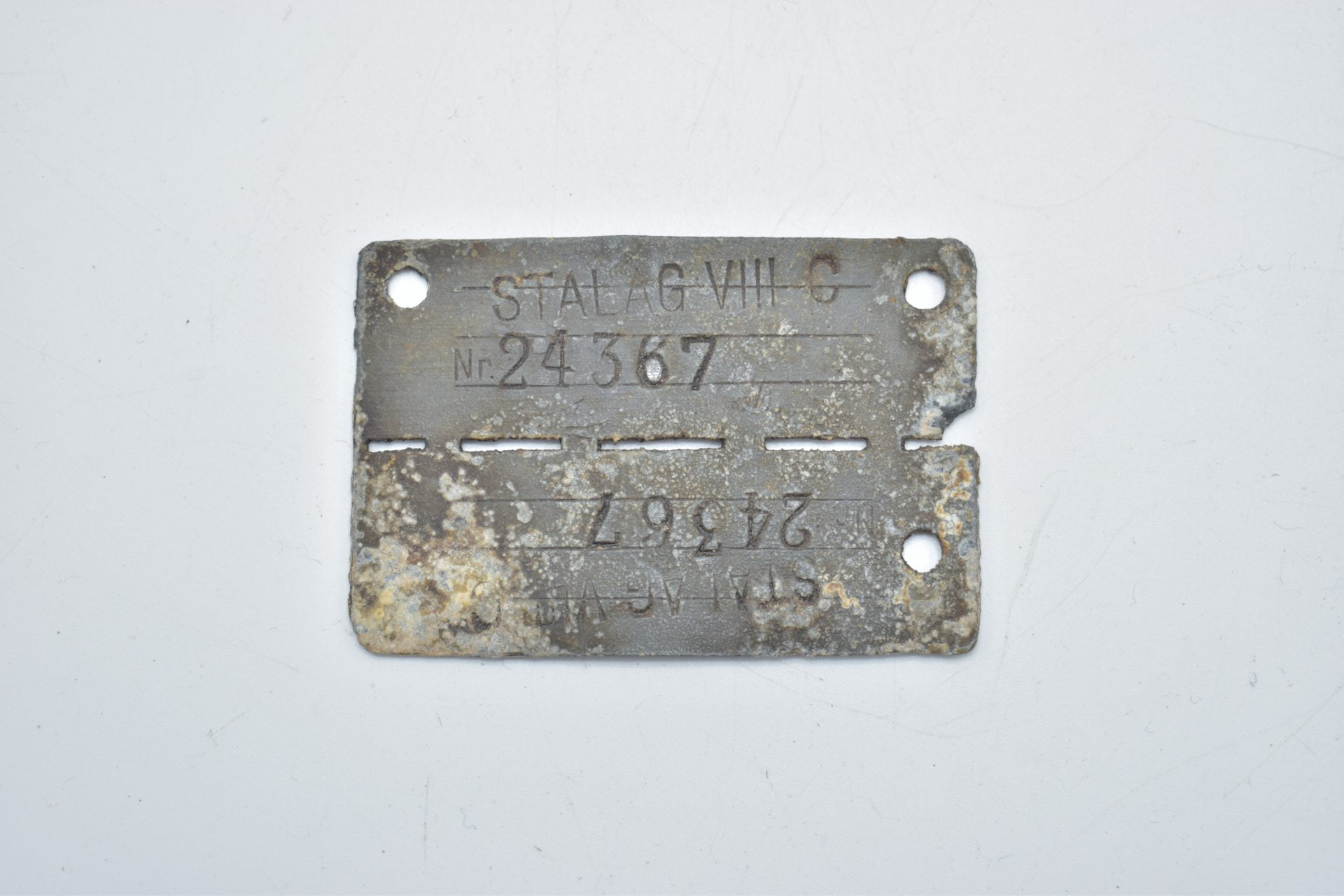 German WW2 ID Disc For Allied Prisoners of War / Stalag VIII-C – Byf41