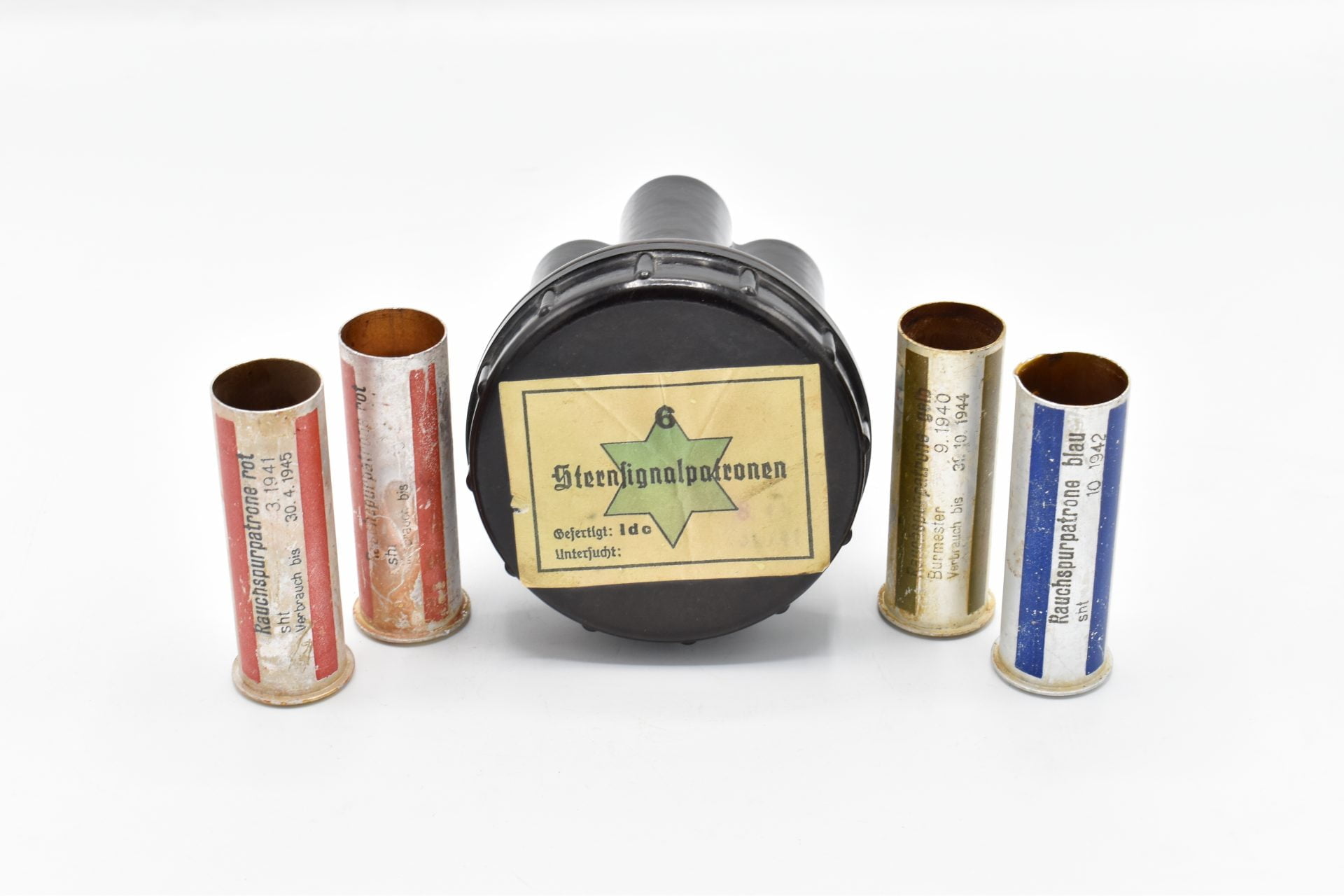 German WW2 Bakelite 6x Flare holder ‘Sternsignalpatronen’ – Byf41