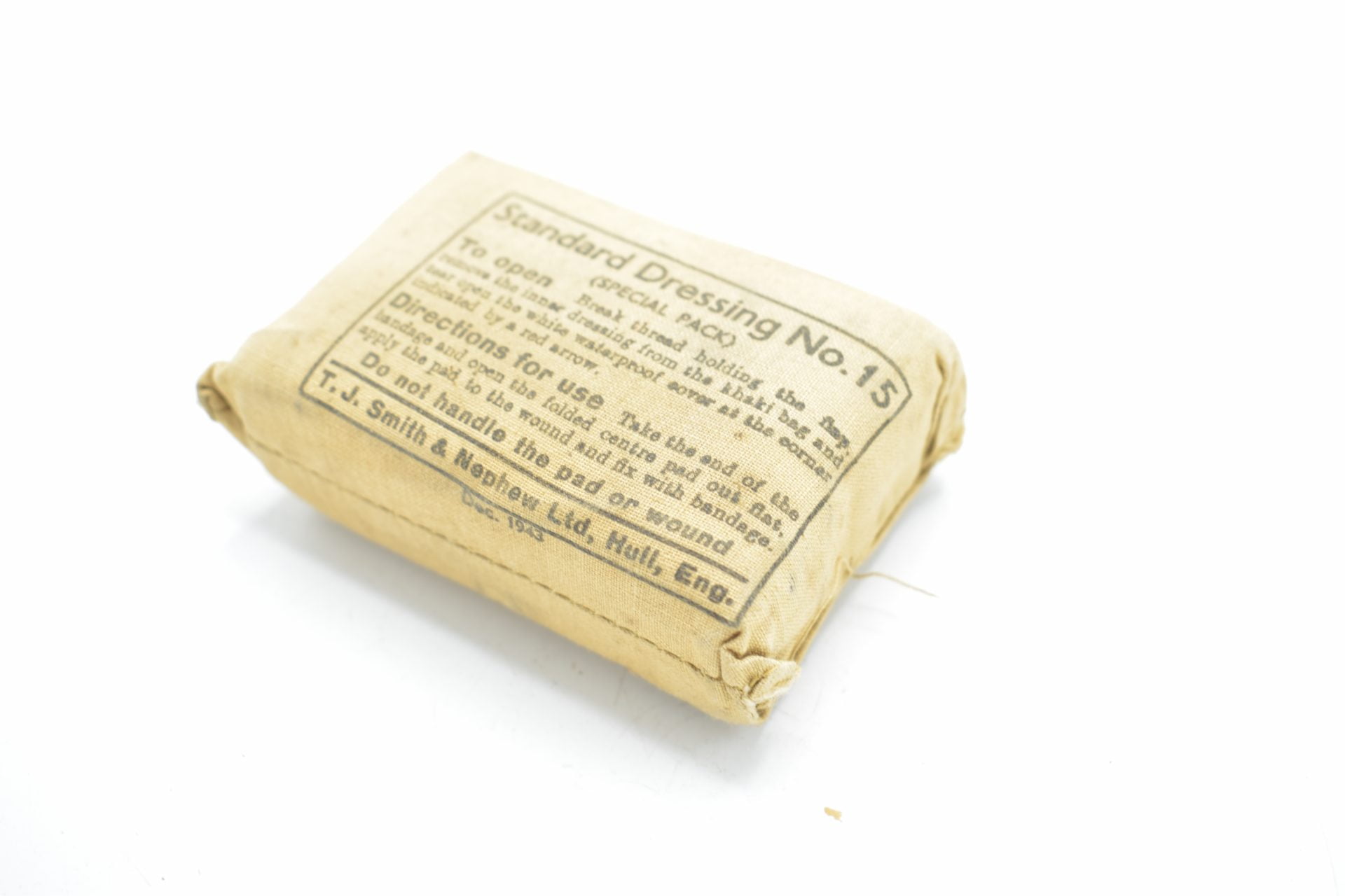 British WW2 Standard field dressing no15 Dec1943 – Byf41