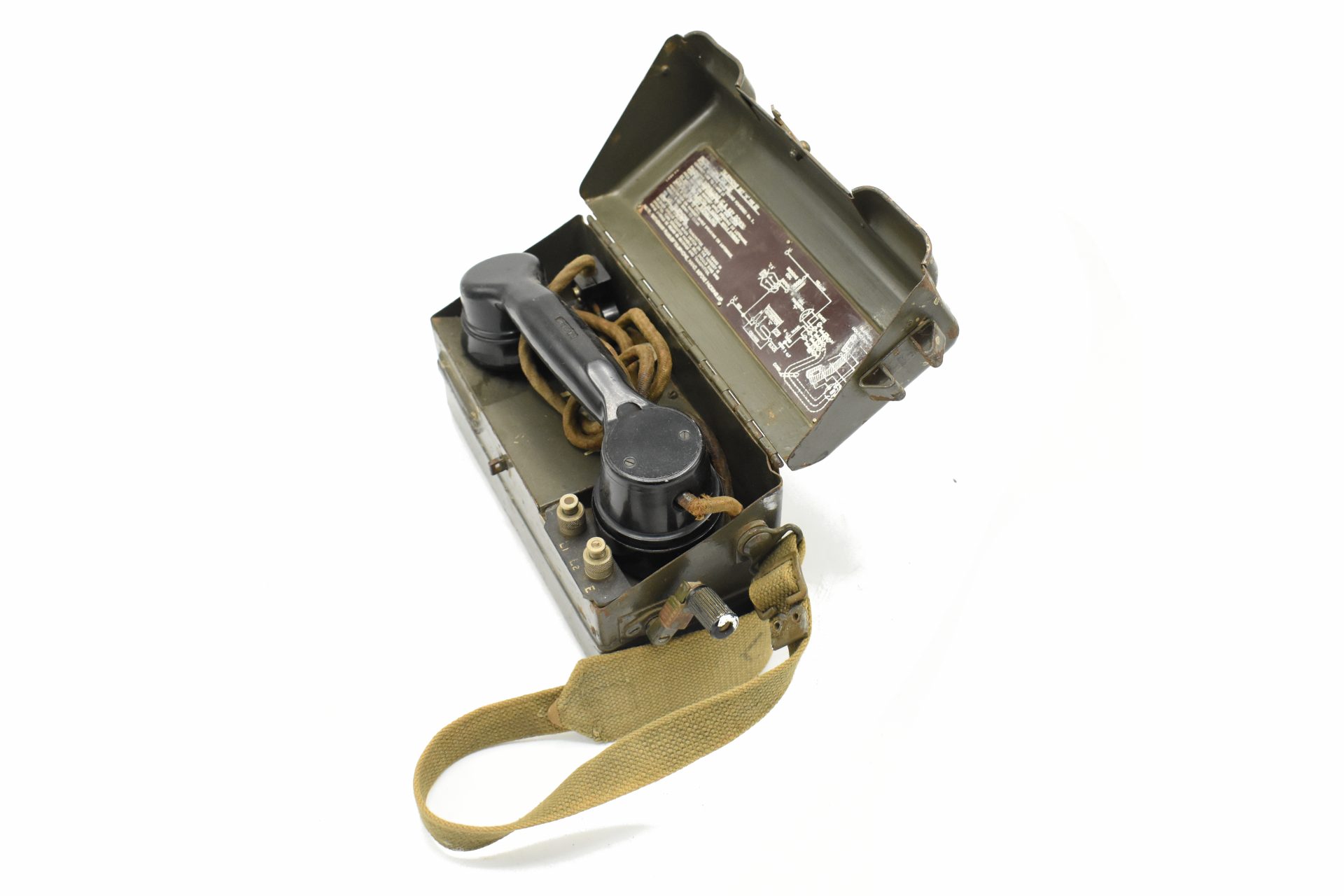 British WW2 Field Telephone Set H Mk3 – Byf41