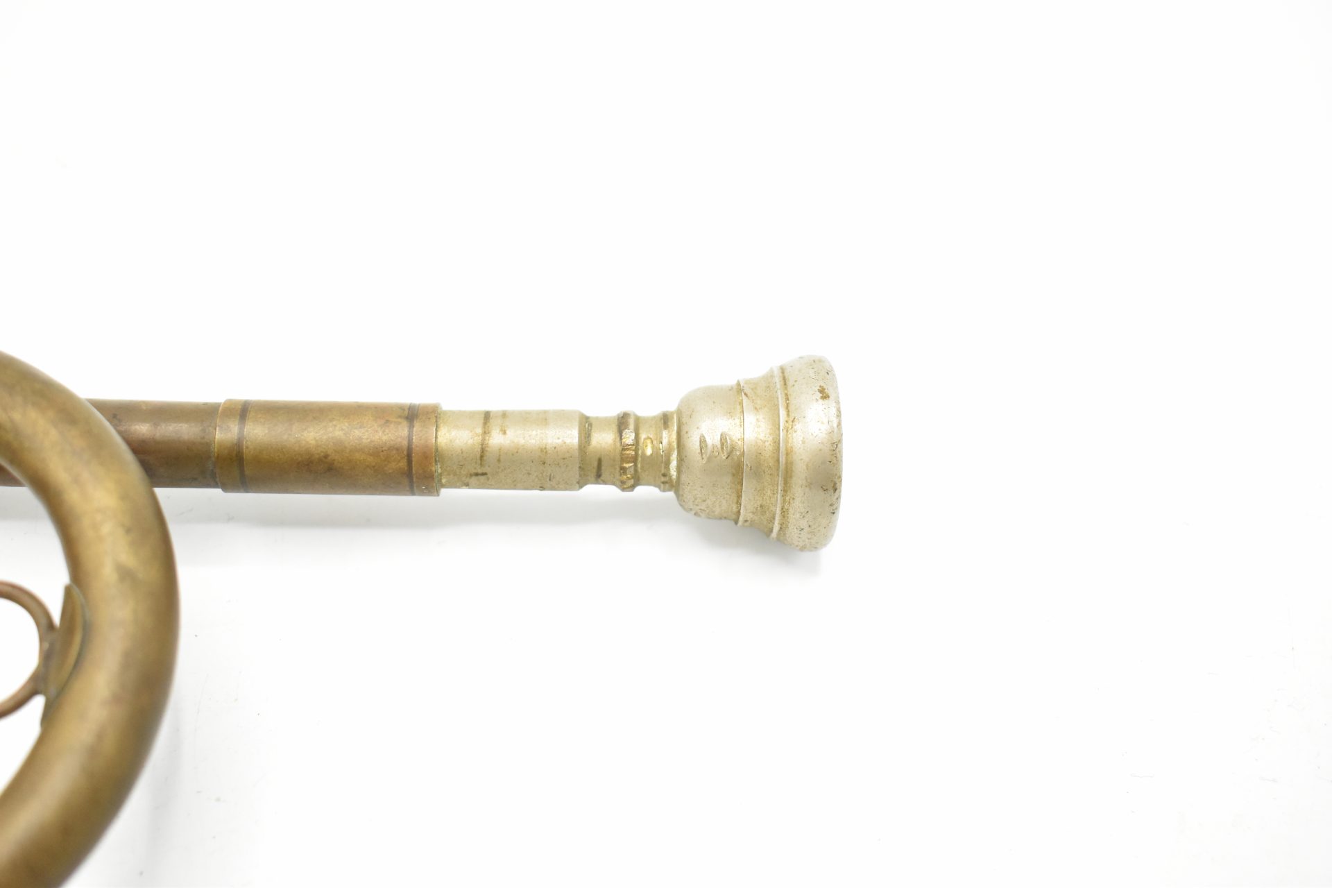 U.S WW2 Cavalry M-1892 Brass bugle field trumpet – Byf41