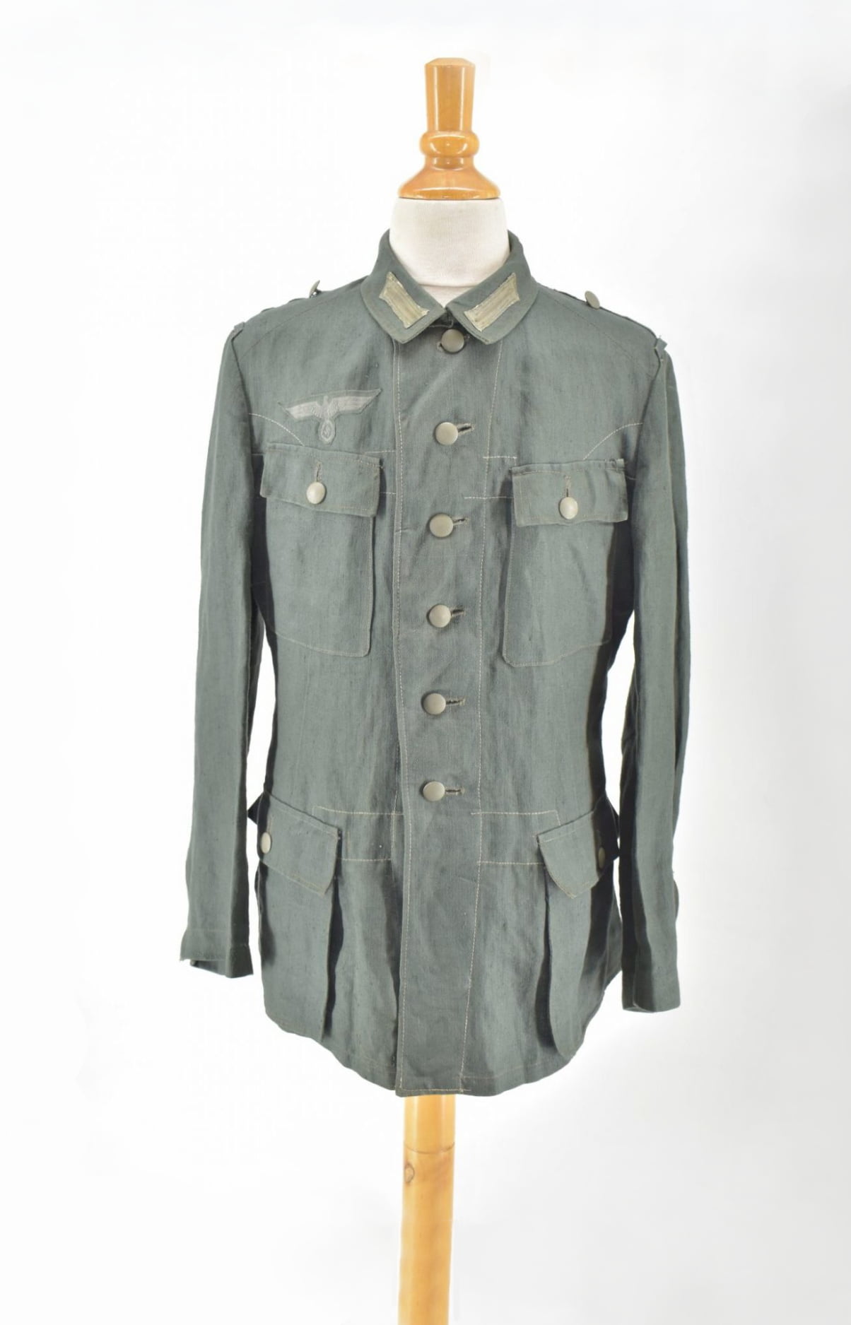 German WW2 M43 Heer Summer “Drillich” Tunic – Byf41