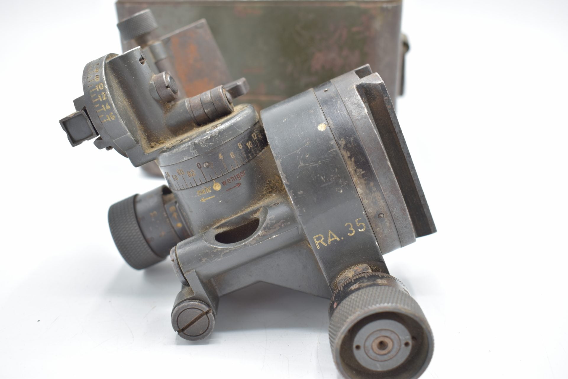 German WW2 G.r.w34 (8cm mortar) RA 35 sight with case – Byf41