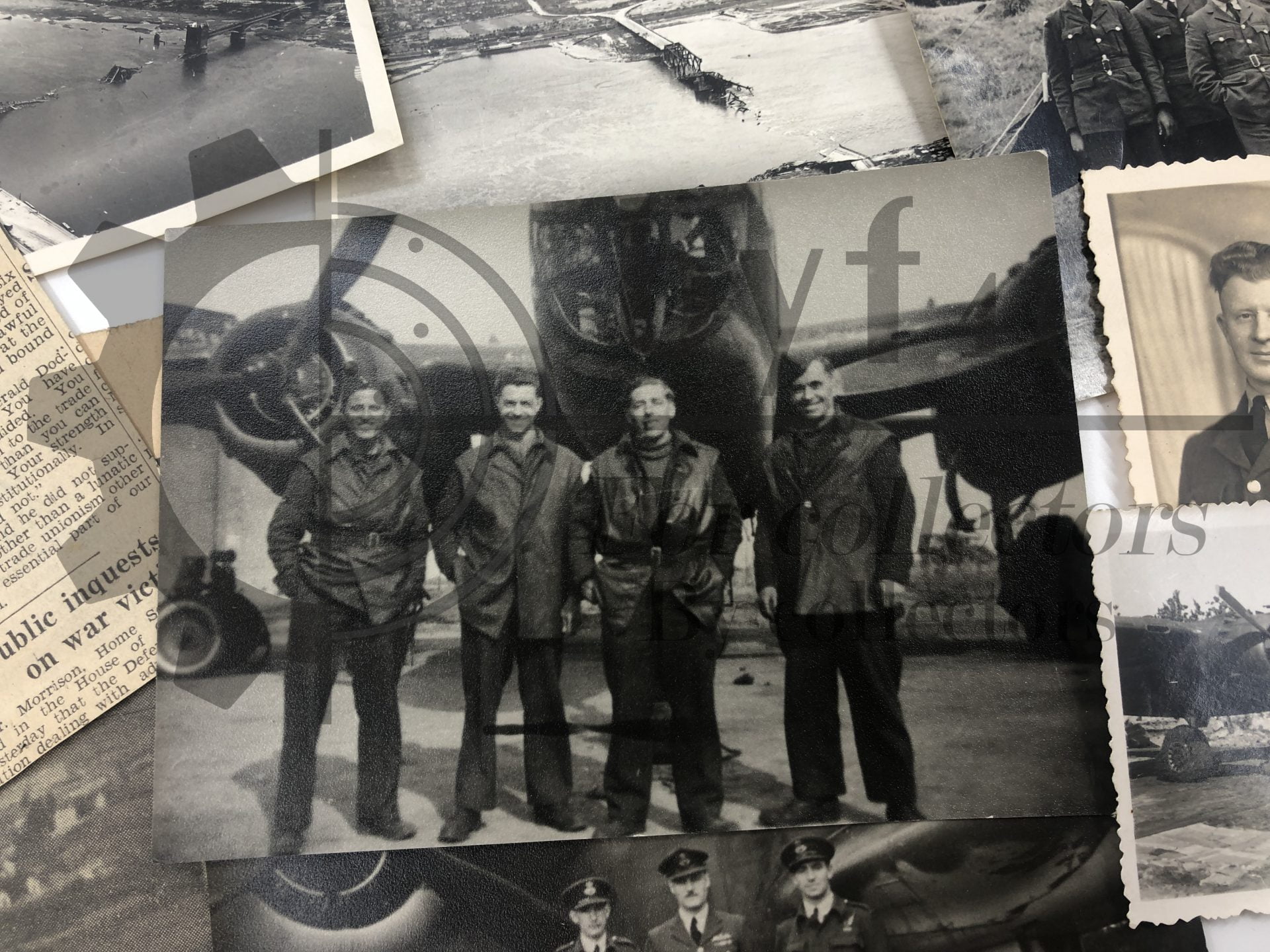 Rare grouping RAF 342 Squadron , Free French squadron. – Byf41