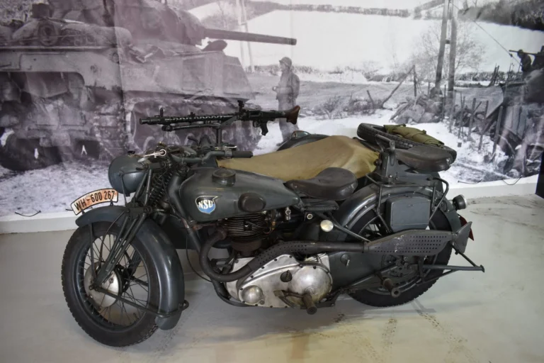 German NSU 601 OSL Wehrmacht with sidecar - Byf41