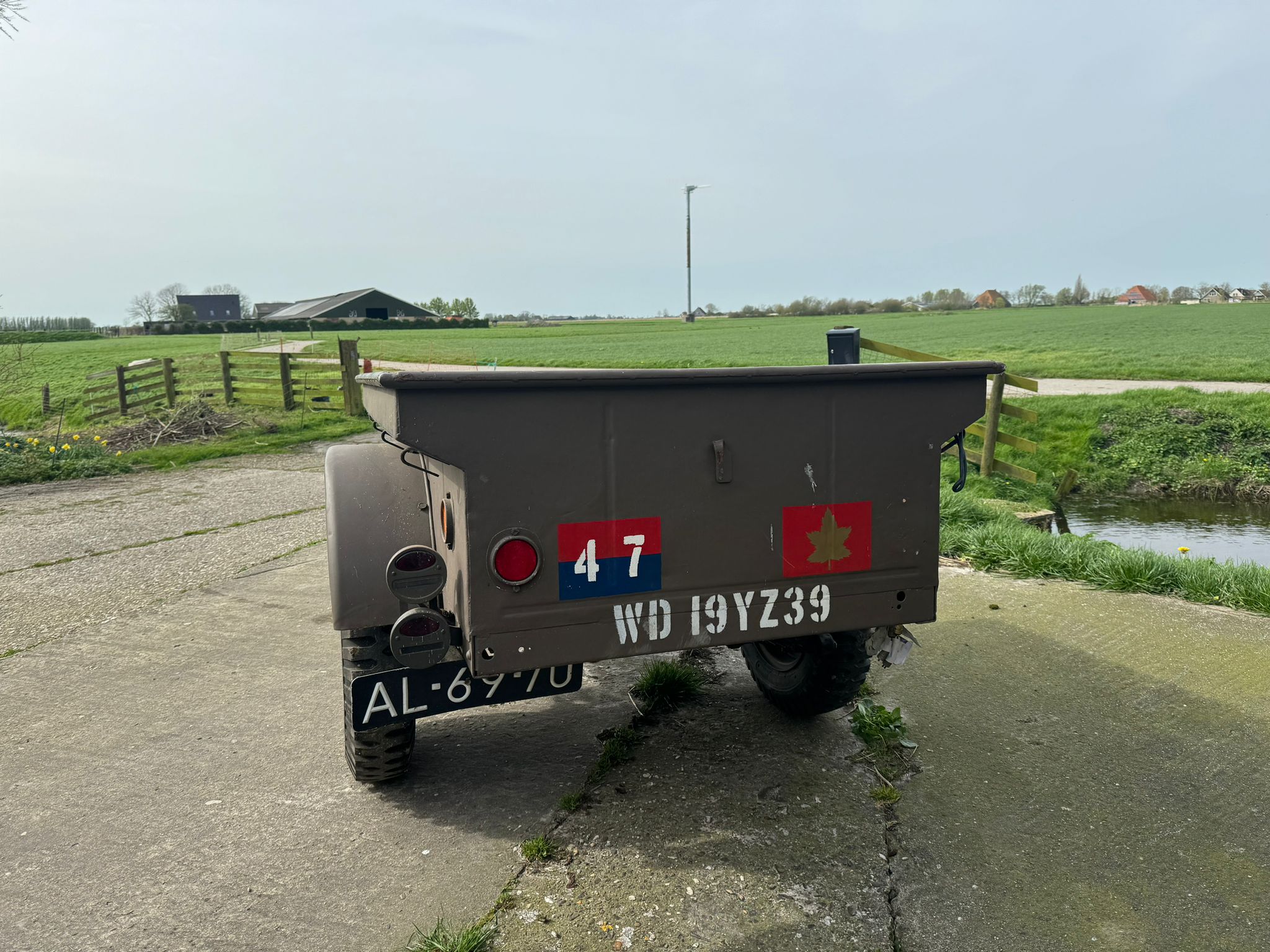 U.S MBT 1/4 Jeep trailer - Byf41