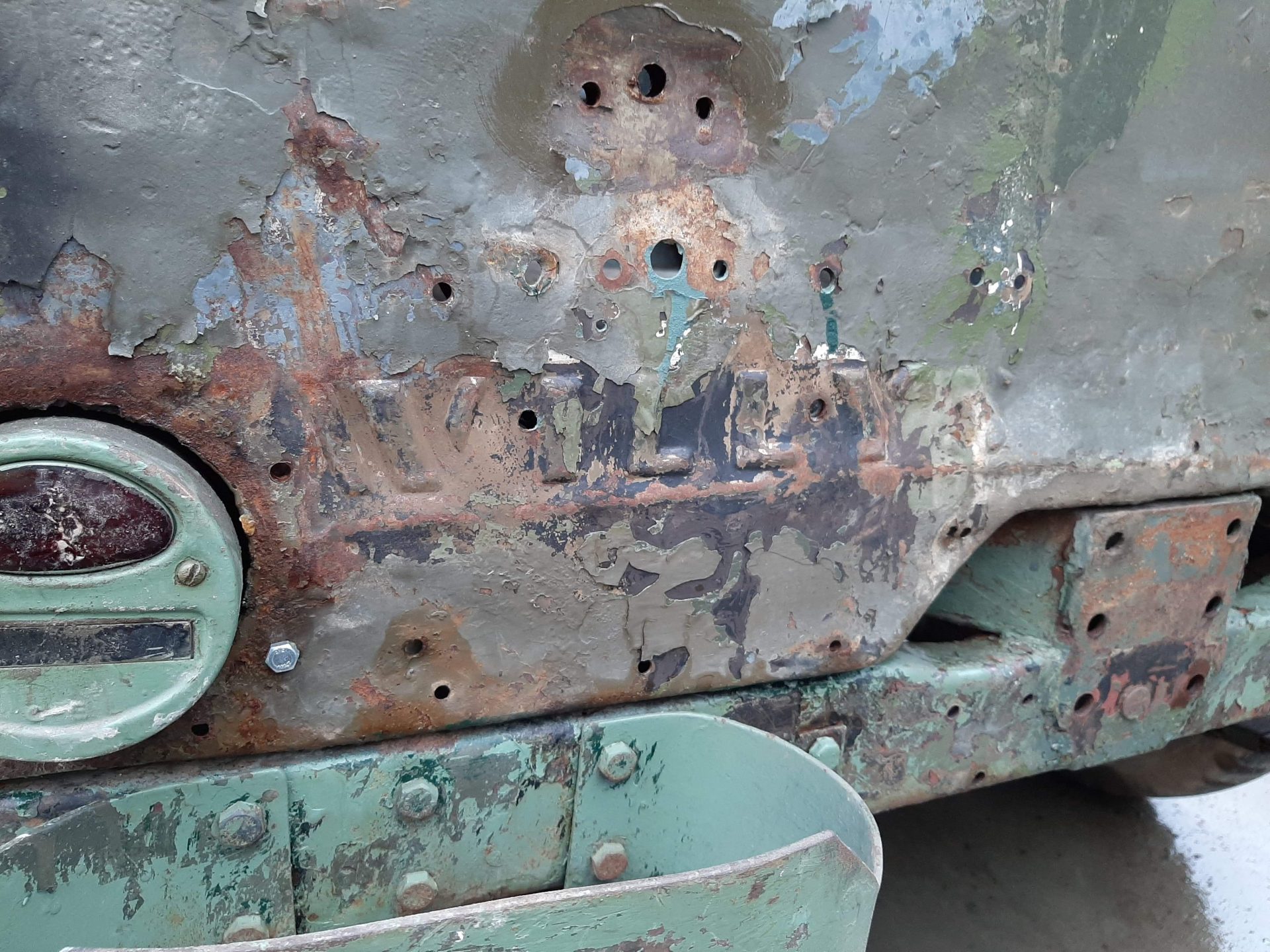 U.S Willys jeep script October 1942, MB181xxx - Byf41