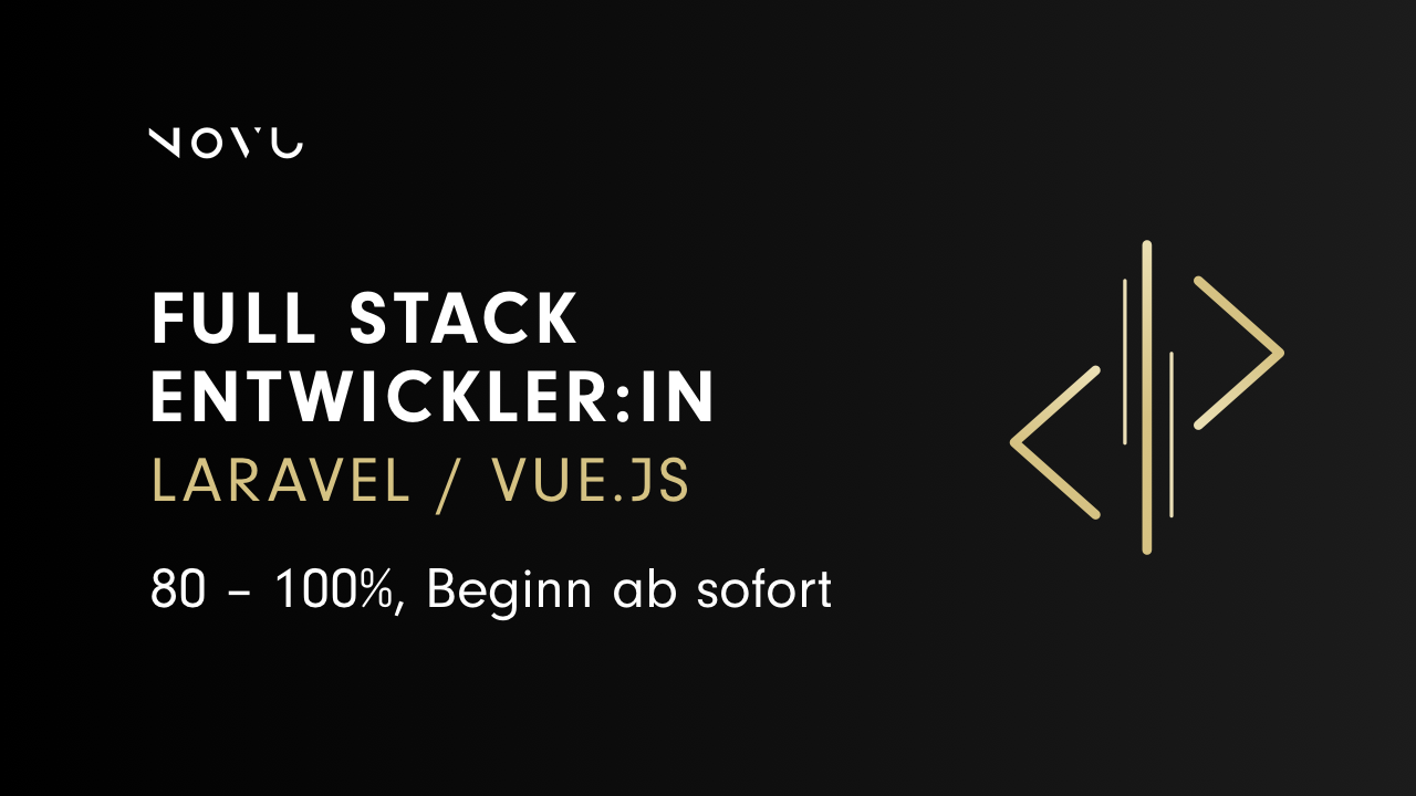 Full Stack Entwickler:in (Laravel, Vue.js), Bern