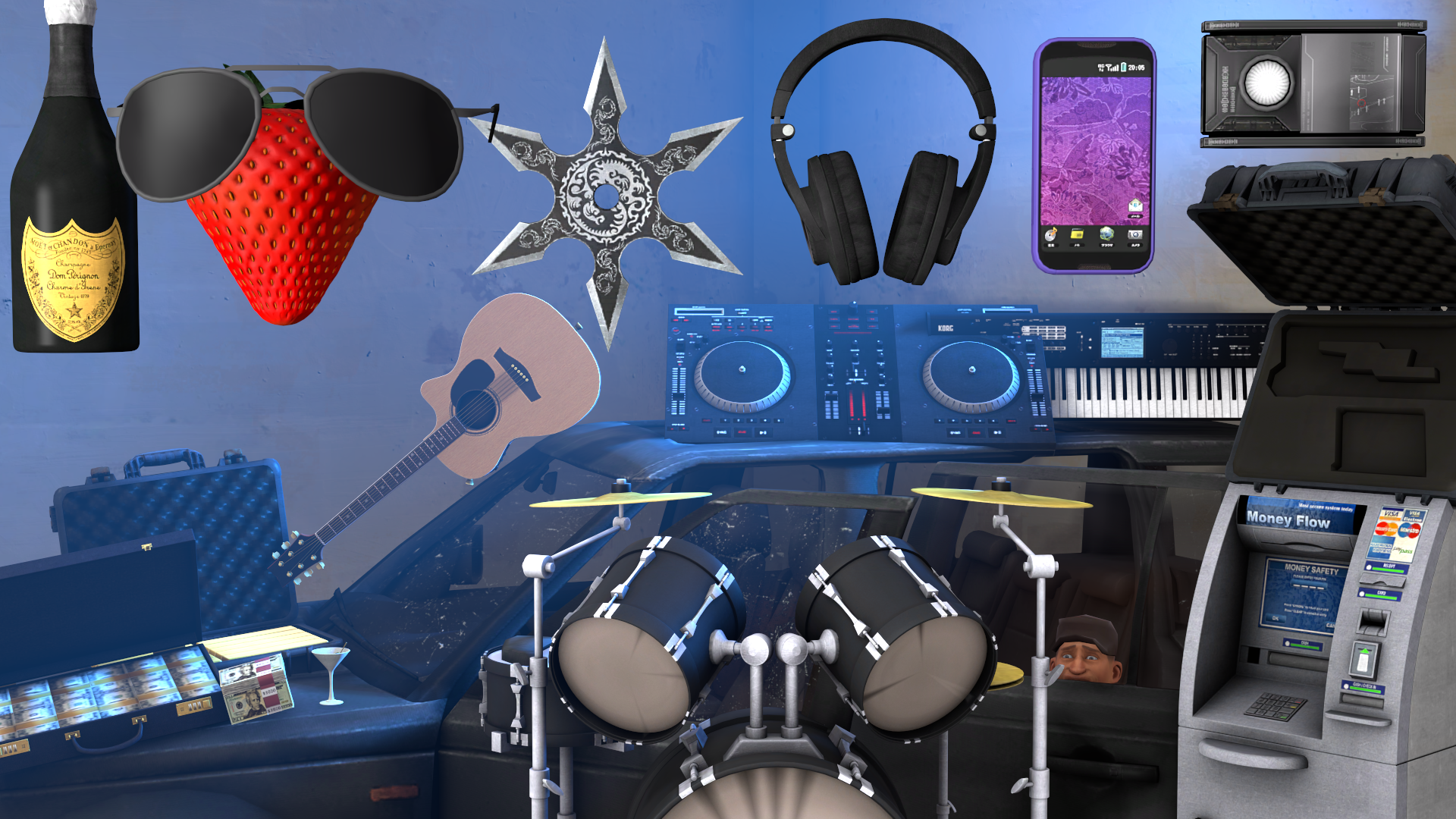 SFMLab • StudioFOW - Kunoichi Props Pack