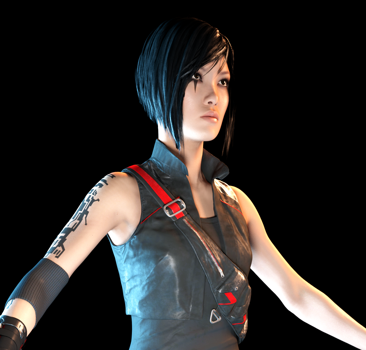 SmutBase • [Mirror's Edge: Catalyst] Faith Connors w/ Pulled Pants ...