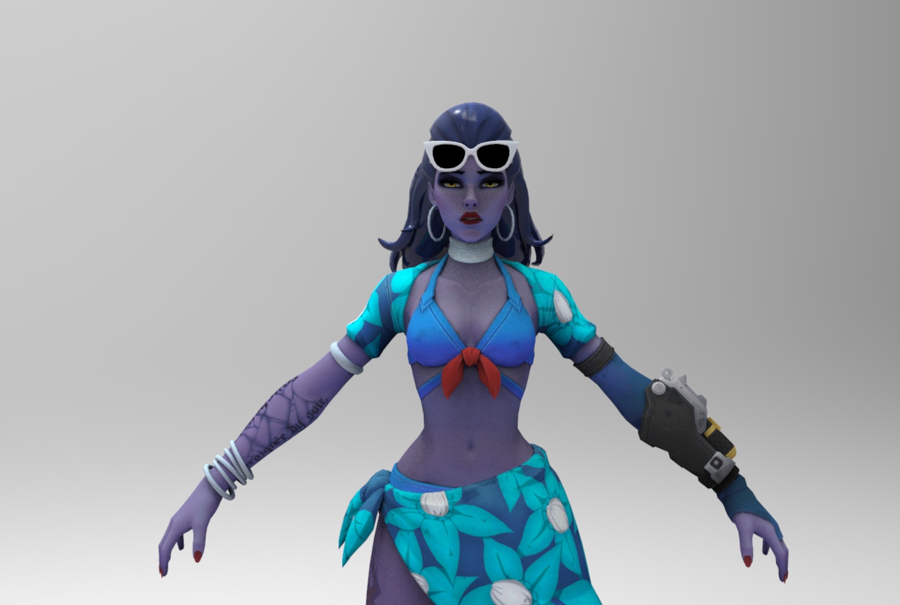 SmutBase • Overwatch Widowmaker Summer games 2017