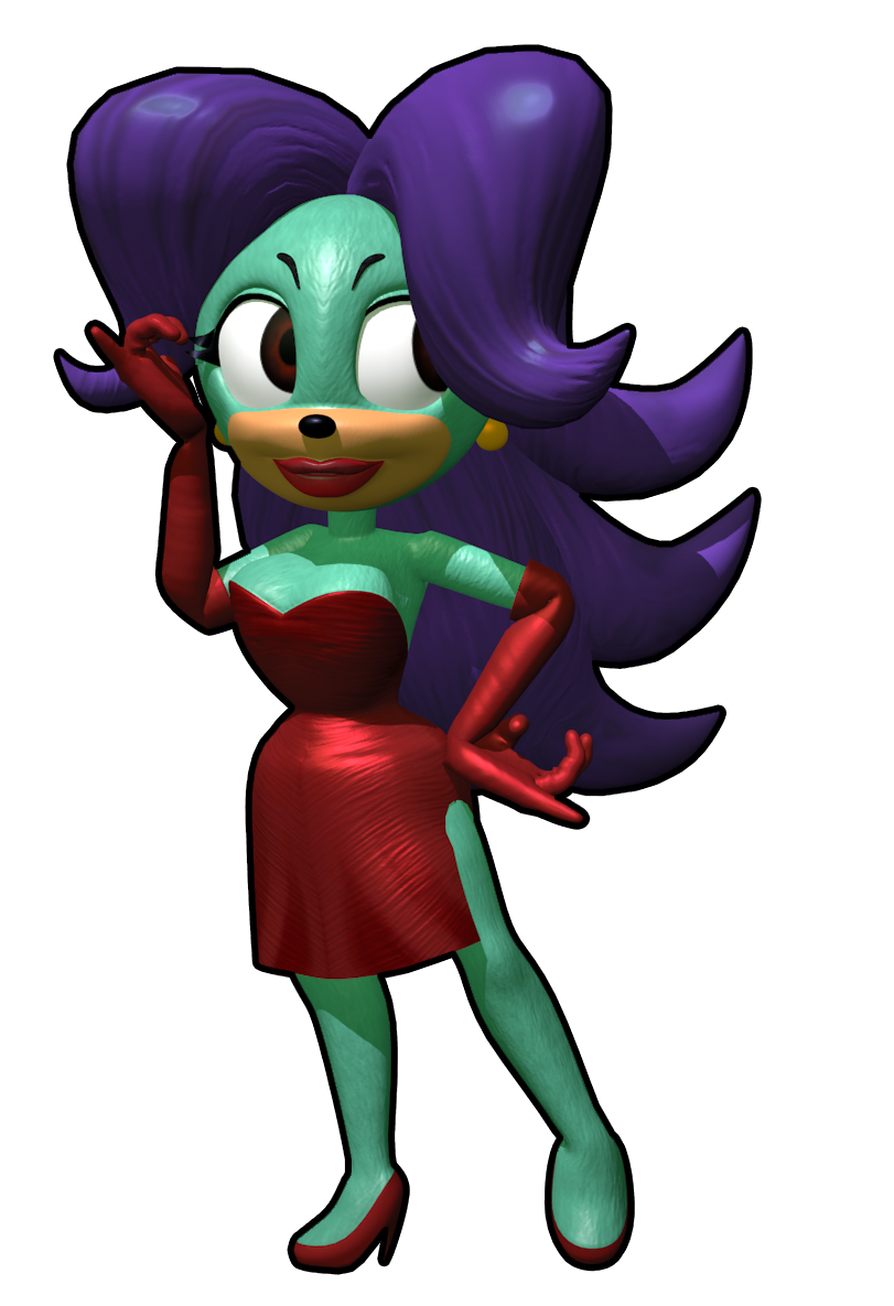 Open3DLab • Adventures of Sonic the Hedgehog: Breezie 3D Model