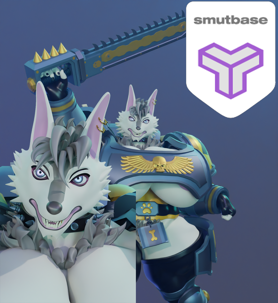 SmutBase • oc Wulfen Eyra warhammer 40k