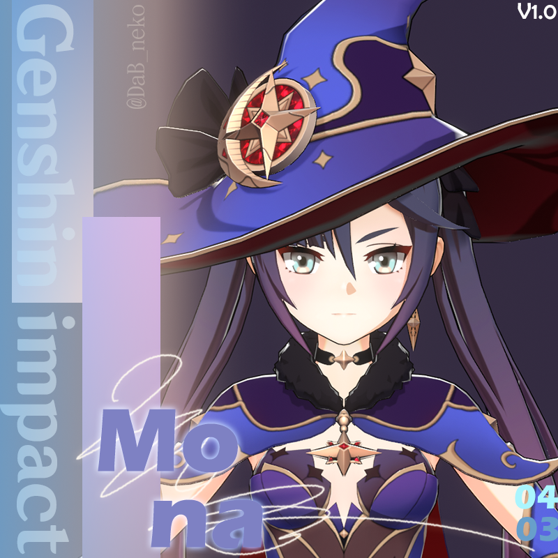 SmutBase • Mona - Genshin impact