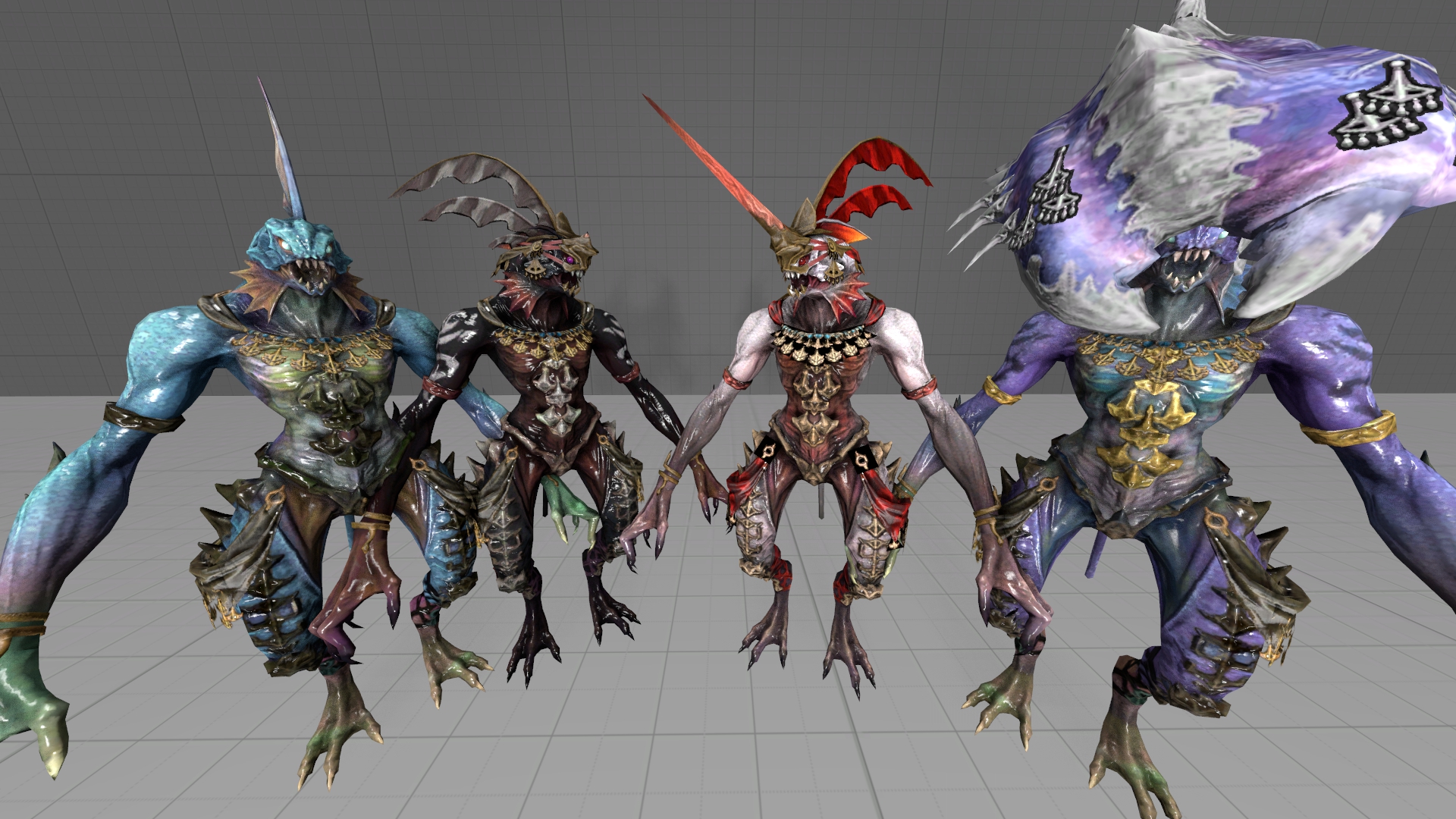 SFMLab • Sahagin Beastmen (FFXIV)