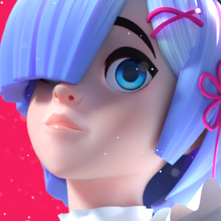 SmutBase • Re:Zero Rem 3D model