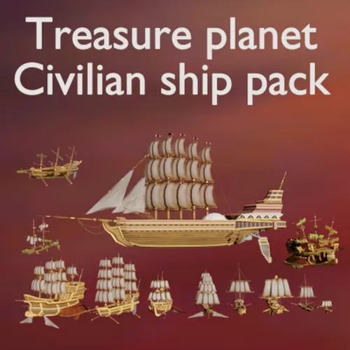 Open3DLab • Treasure planet: battle at procyon civilian ship pack