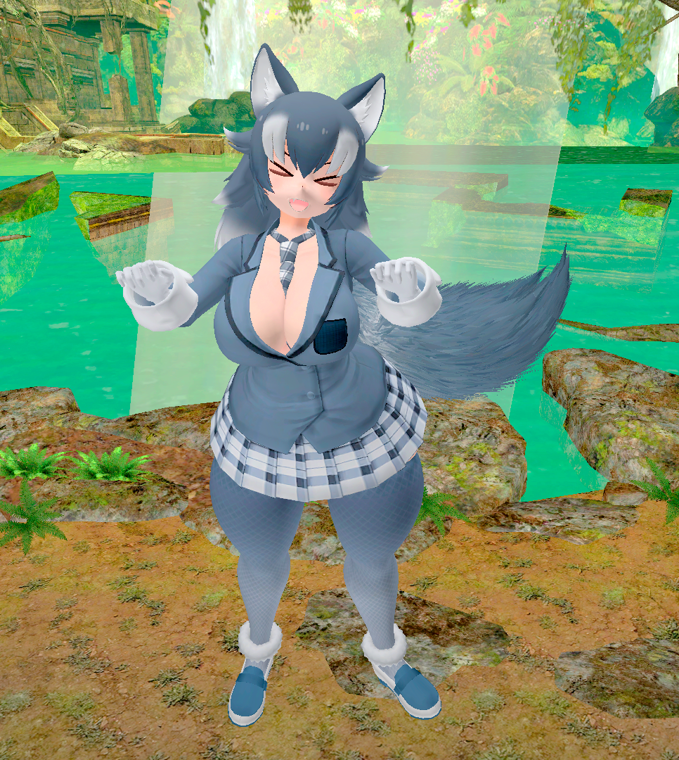 SFMLab • Thicc GreyWolf (Kemono friends)