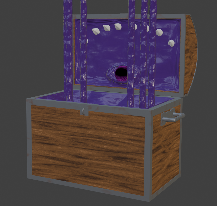 SmutBase • Low Poly Tentacle Mimic Chest